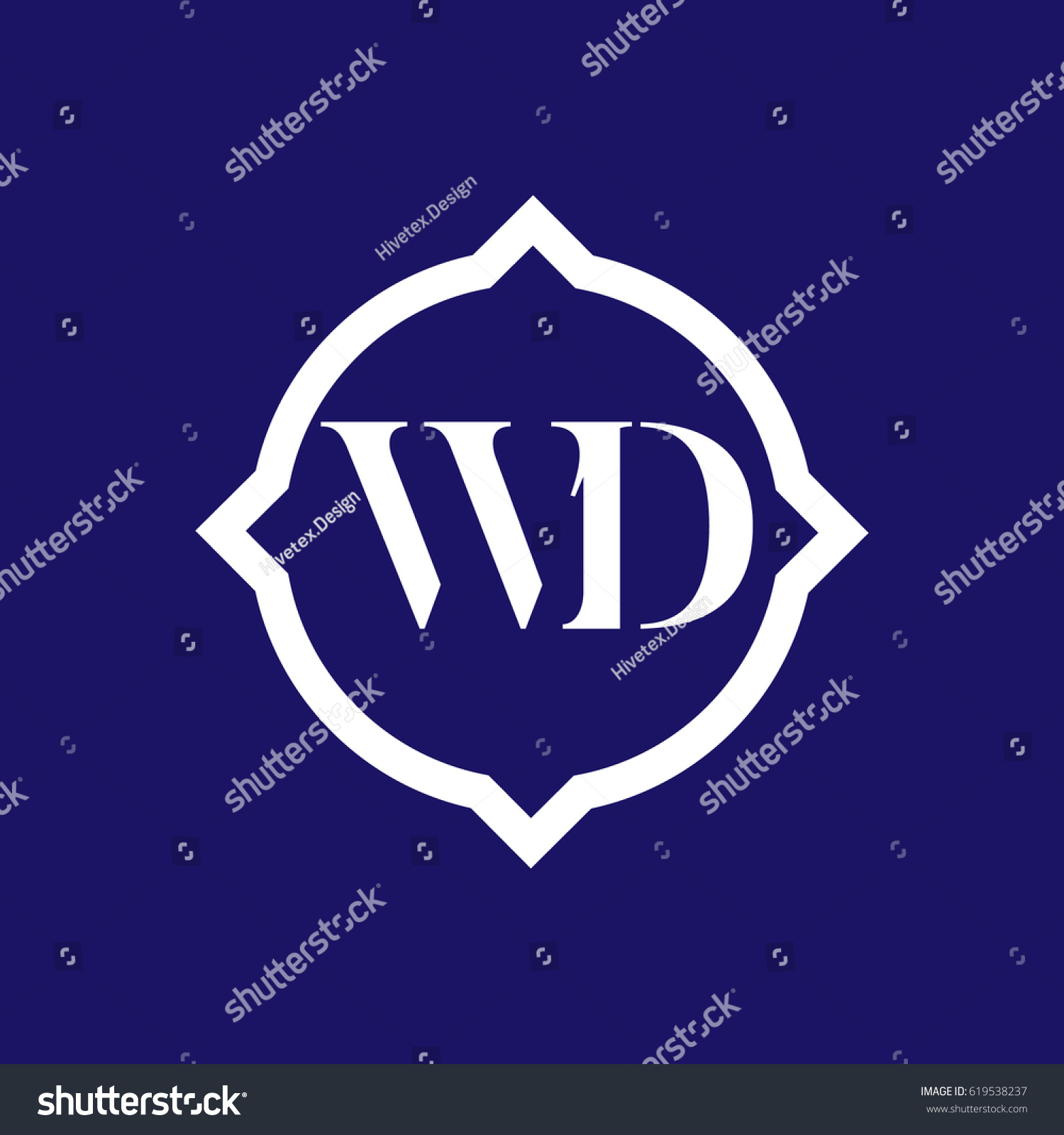 Wd Logo Stock Vector (Royalty Free) 619538237 | Shutterstock