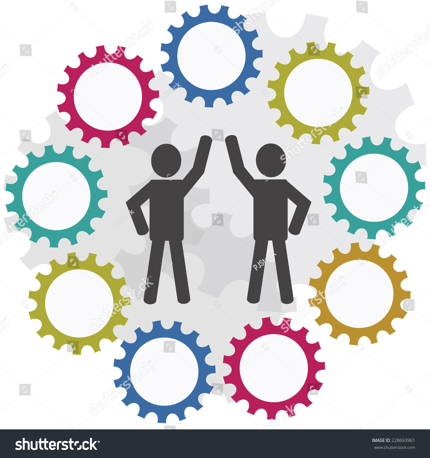We Got Idea Teamwork Stock Vector (Royalty Free) 228693961
