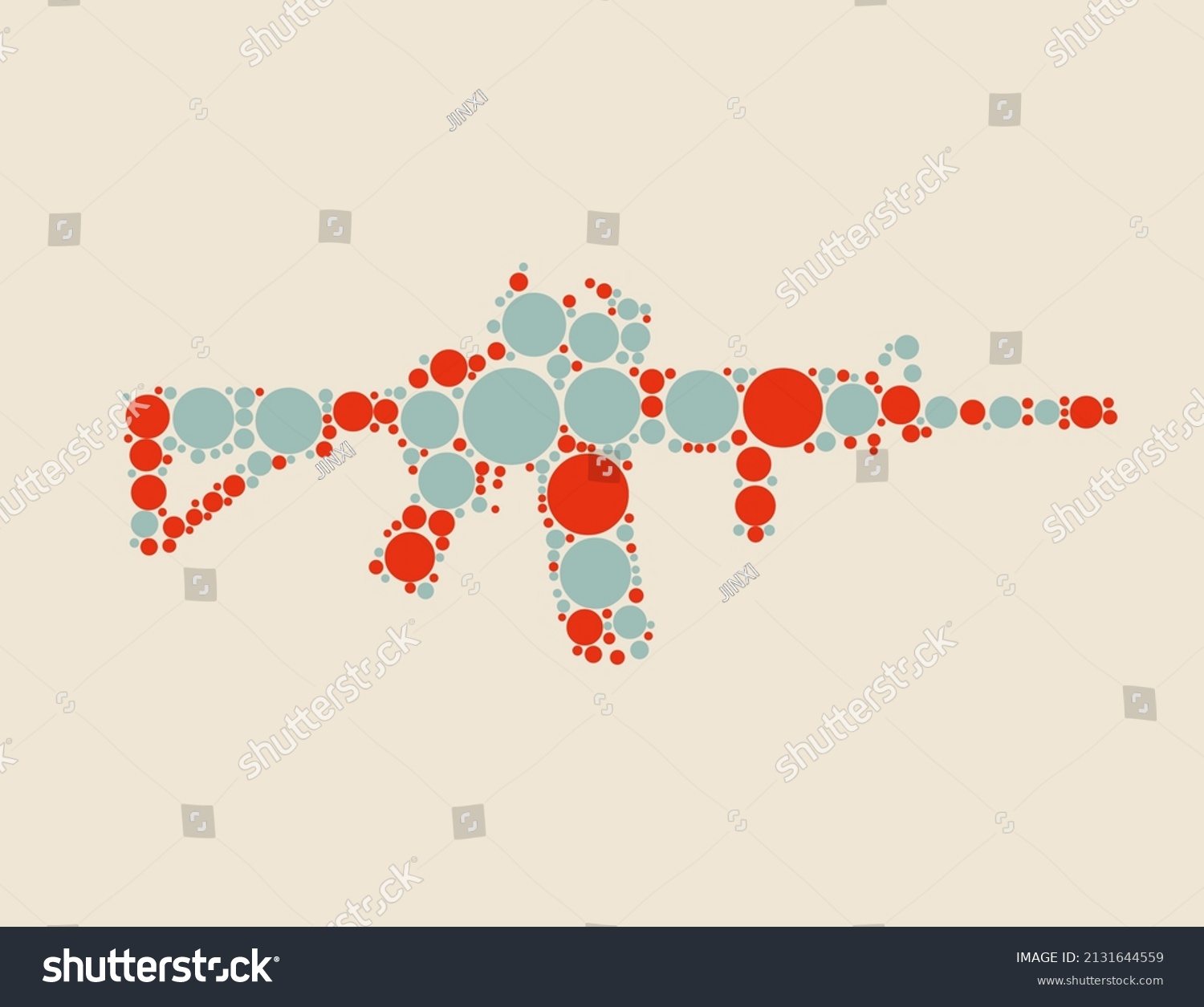 Weapon Color Circle Vector Illustration Stock Vector (Royalty Free ...