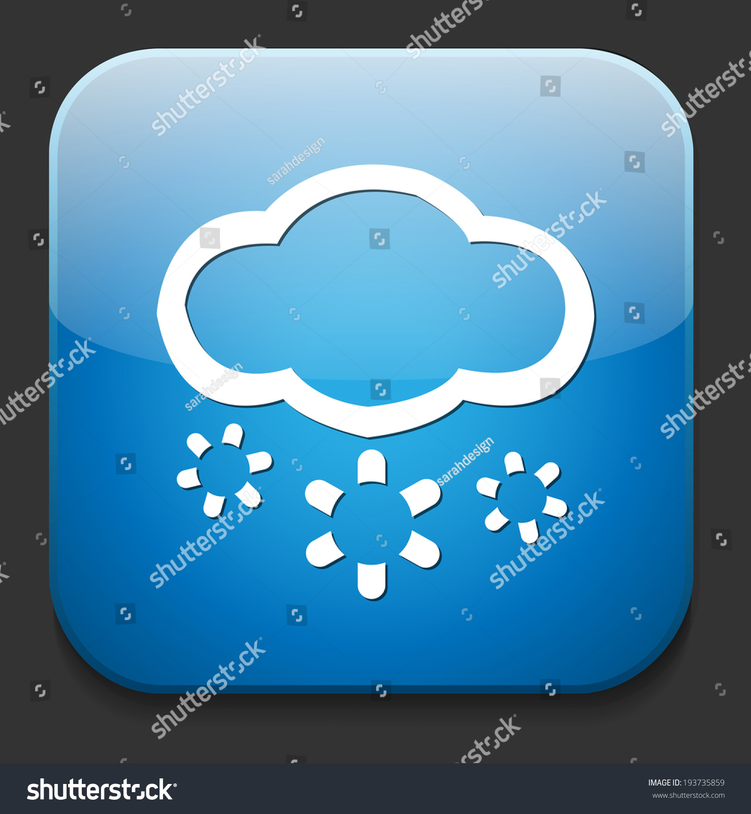 Weather Forecast Icon Stock Vector (Royalty Free) 193735859
