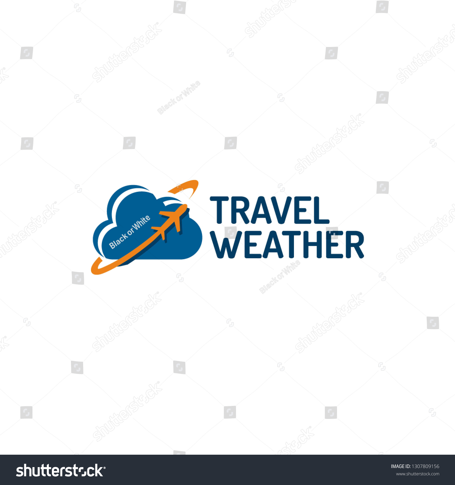 Weather Logo Design Stock Vector (Royalty Free) 1307809156