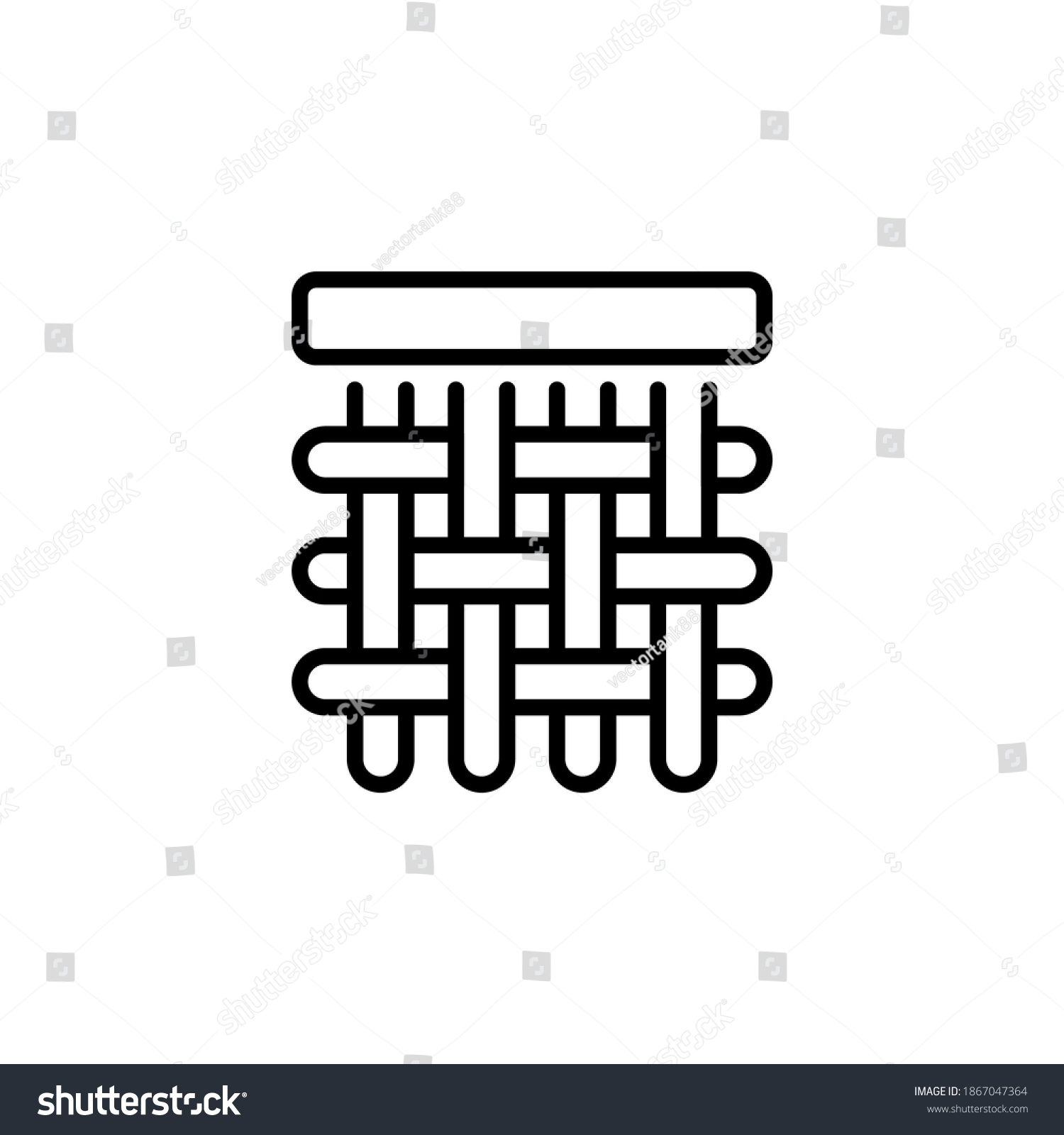 Icono de trama en vector. Logotipo: vector de stock (libre de regalías ...