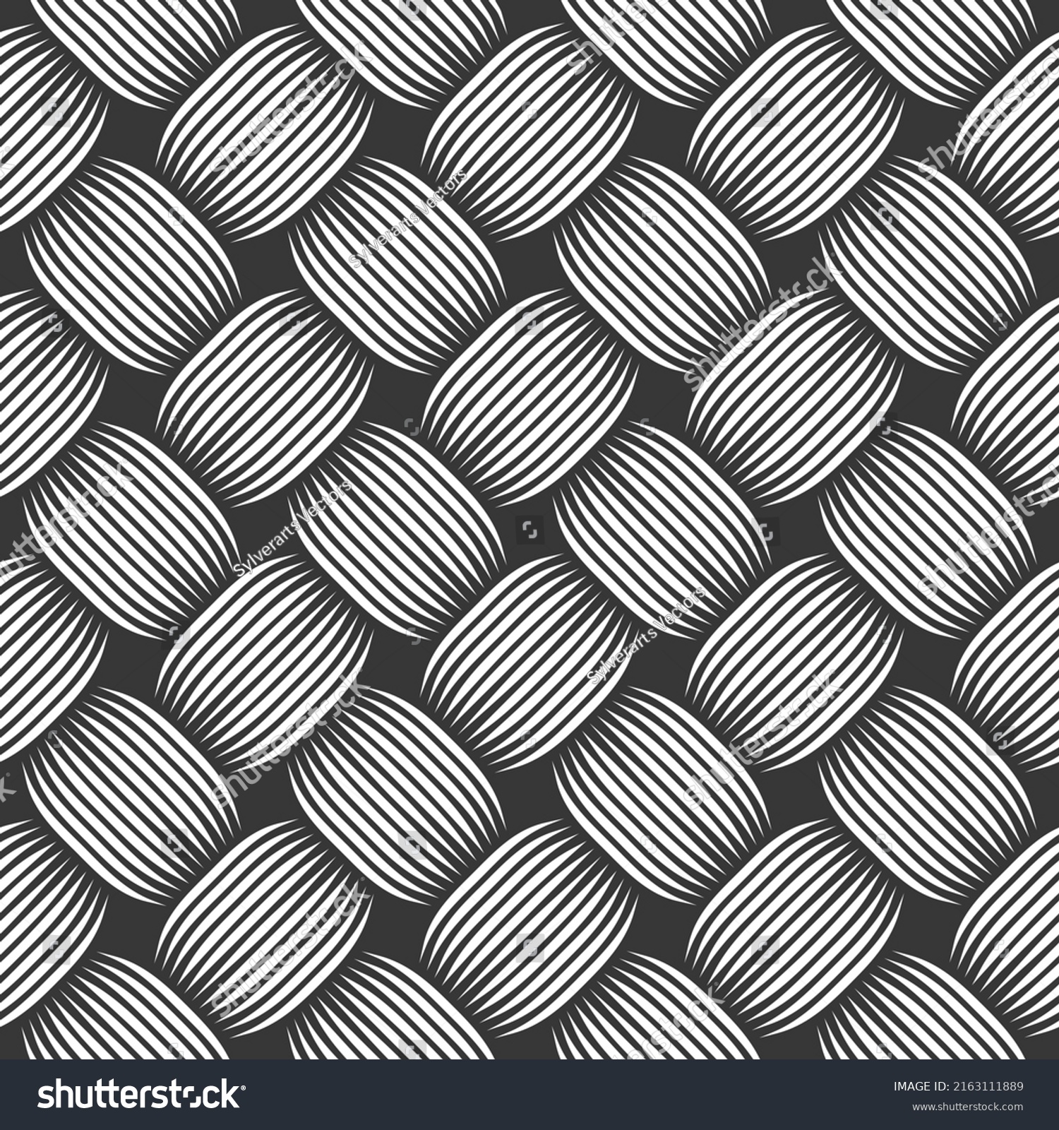 Weave Seamless Pattern Vector Linear Background Stock Vector (Royalty ...