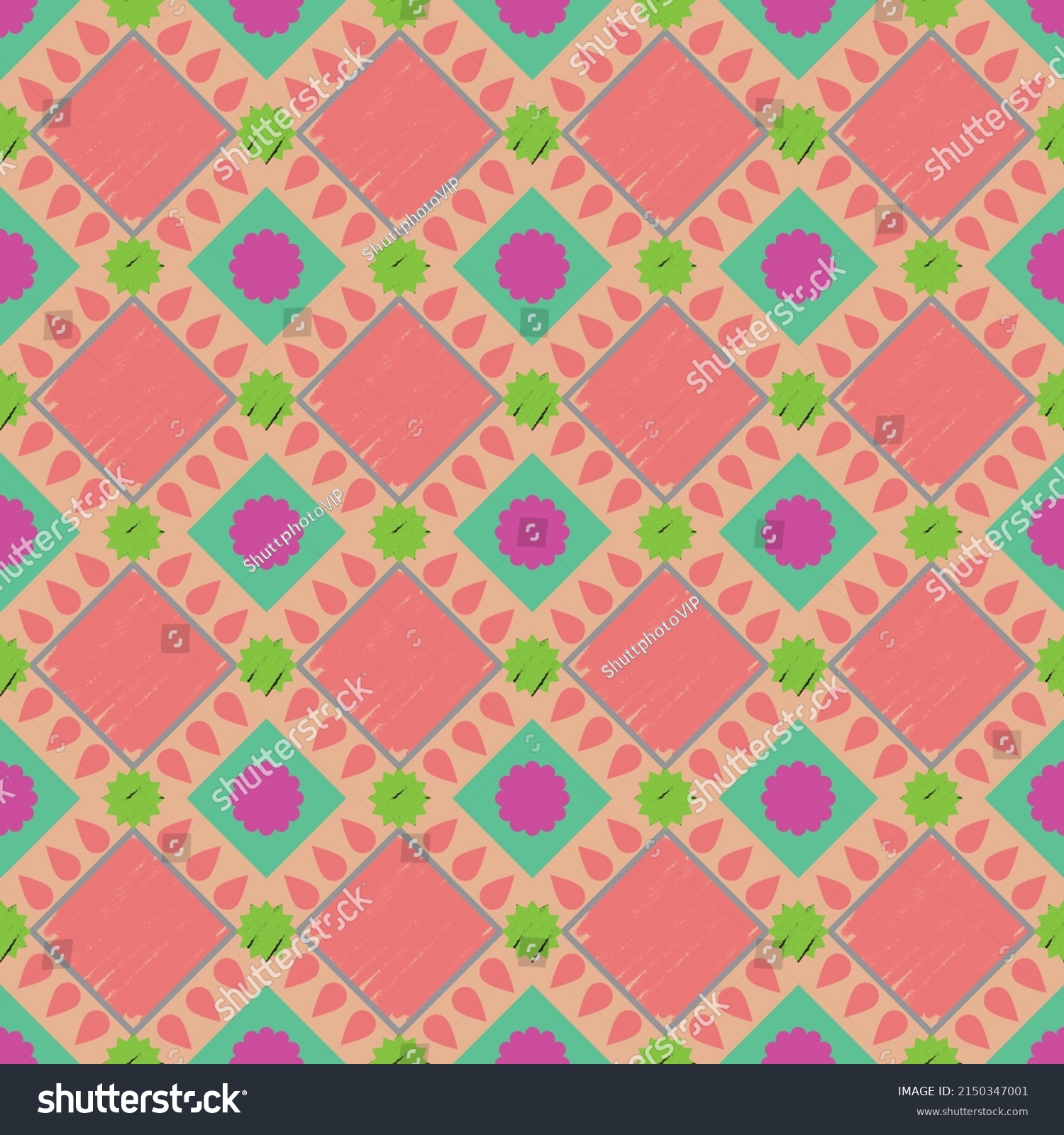 Weaving Pattern Square More Frequent Vector Stock Vector (Royalty Free ...