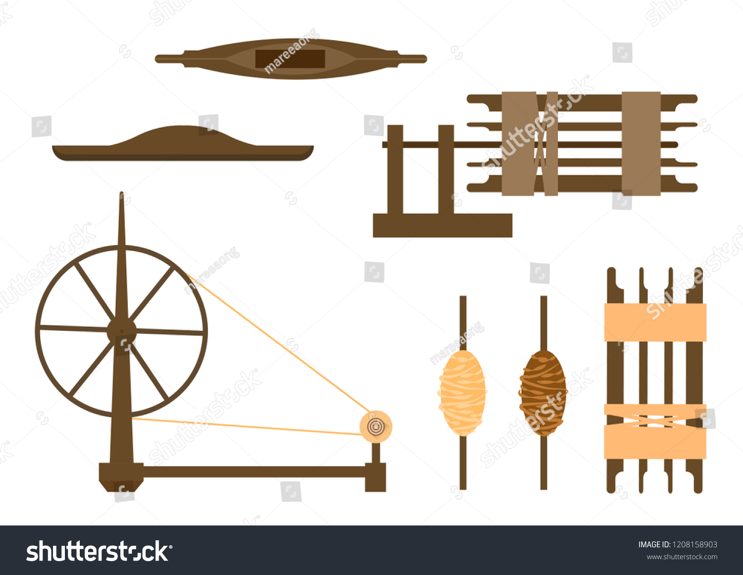 11,350 Traditional weaving tool Images, Stock Photos & Vectors ...
