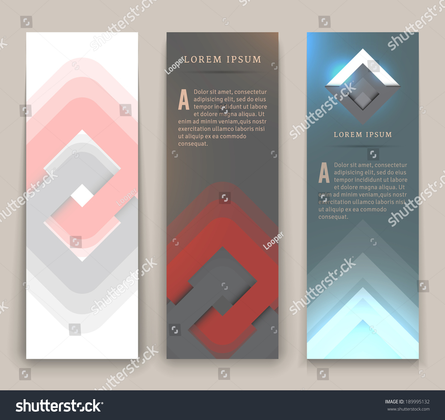 Web Banners Eps10 Rgb Stock Vector (Royalty Free) 189995132 | Shutterstock