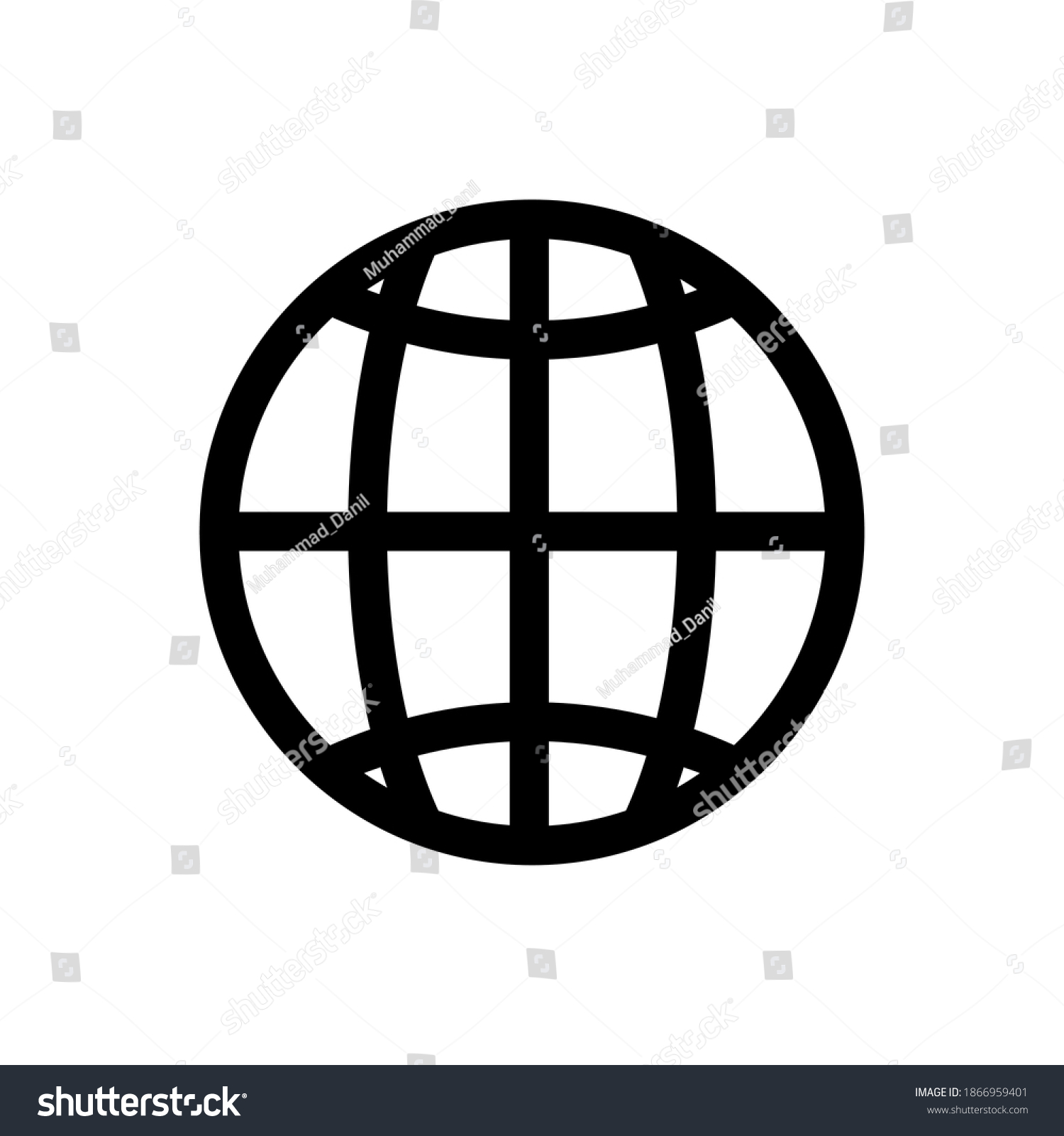 Web Browser Illustration Outline Style User Stock Vector (Royalty Free ...