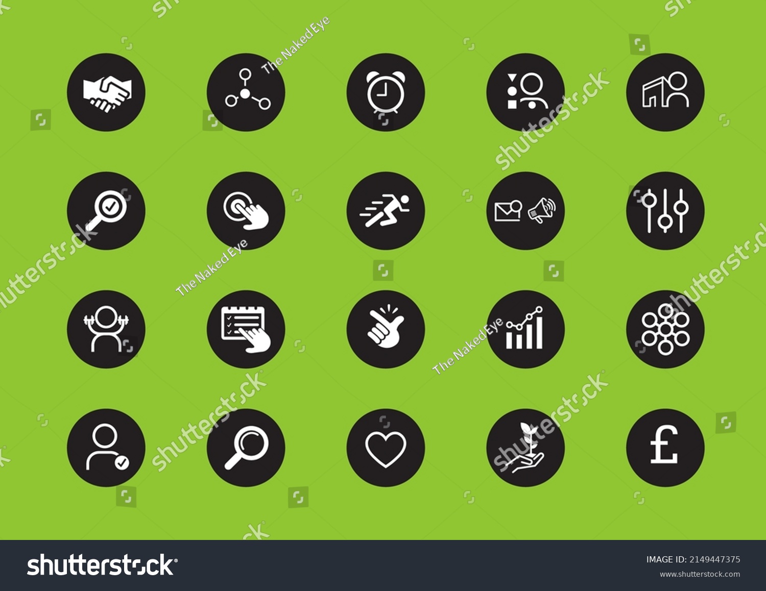 Web Business App Ux Interface Icons Stock Vector (Royalty Free ...