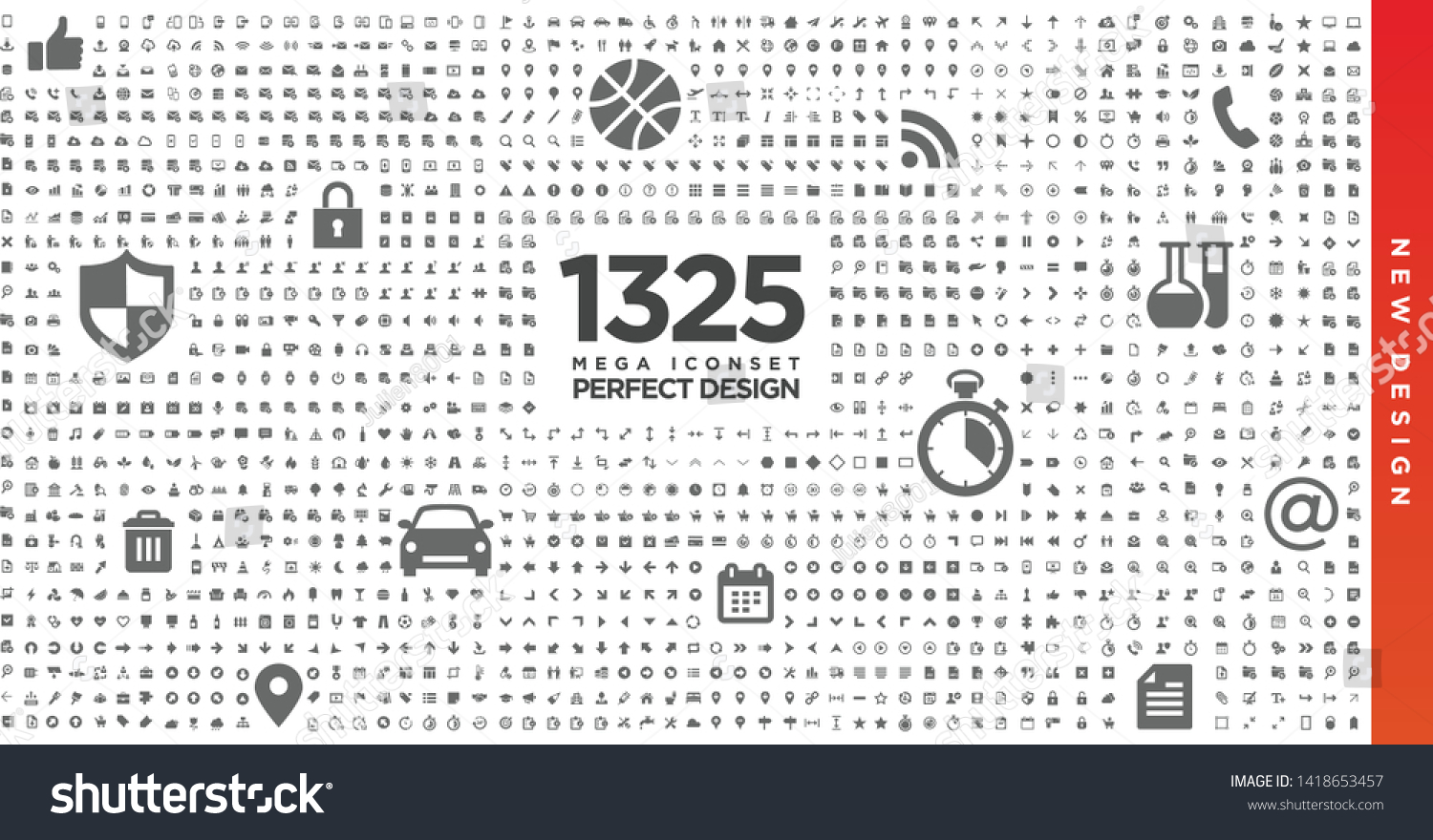 Web Communication Icon Set Illustration Stock Vector (Royalty Free ...
