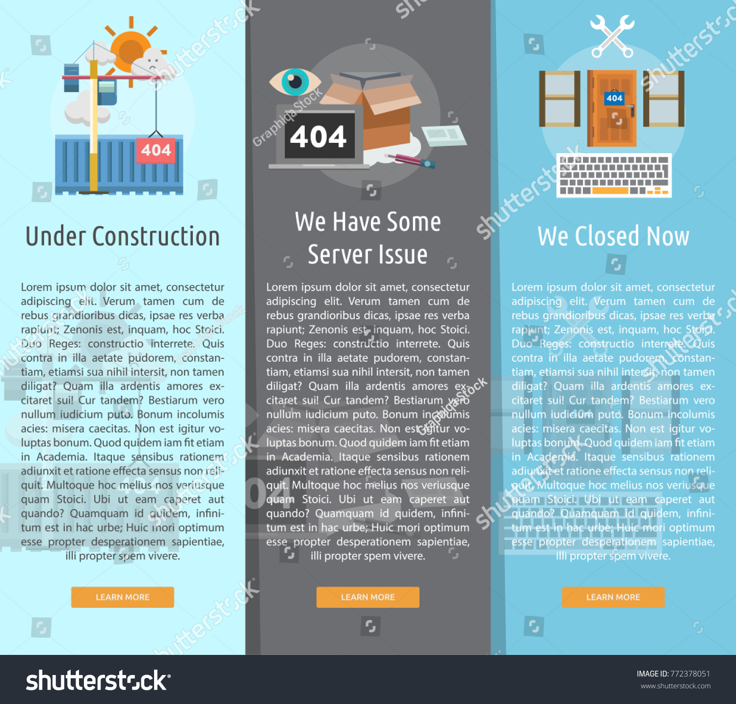 Web Maintenance Banner Stock Vector (Royalty Free) 772378051 | Shutterstock