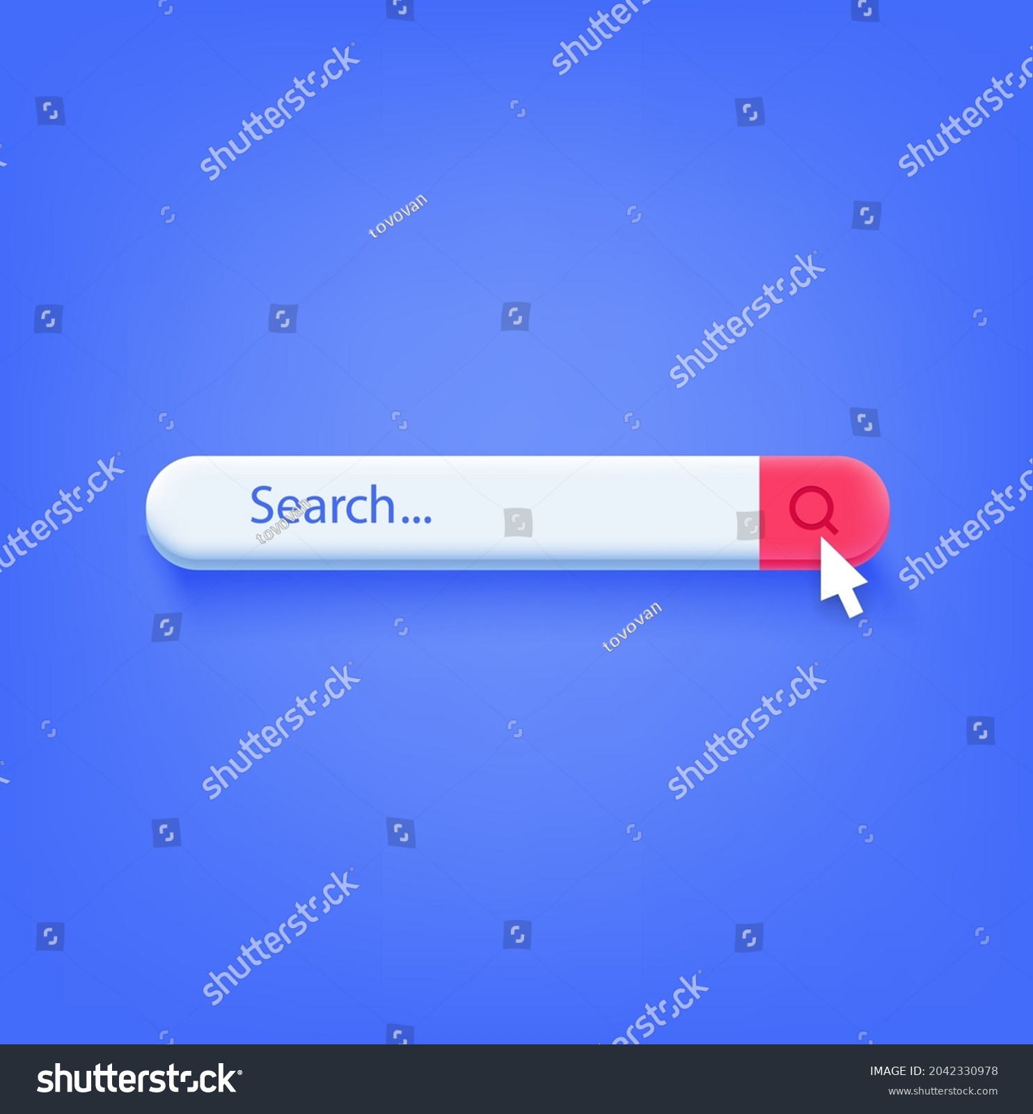 Web Searching Bar Vector Illustration Stock Vector (Royalty Free ...