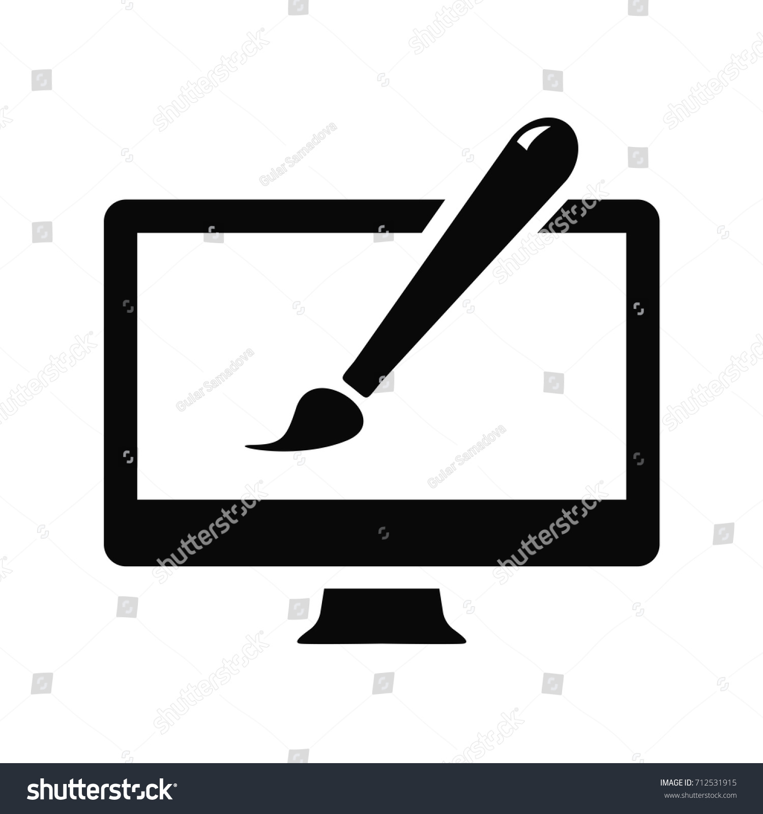 Website Design Symbol Icon: vector de stock (libre de regalías ...