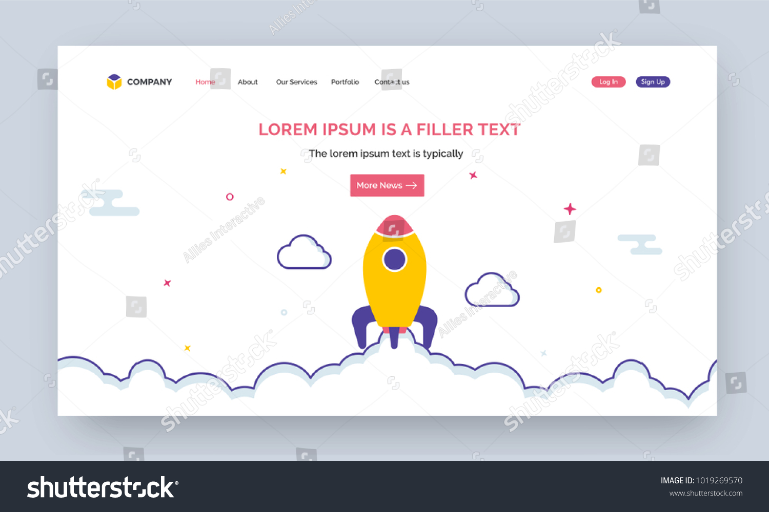12,254 Hero website Images, Stock Photos & Vectors | Shutterstock