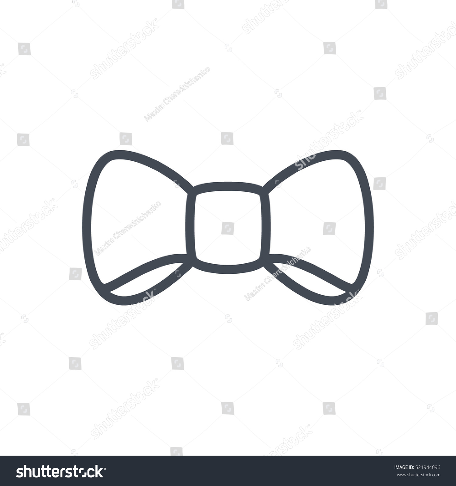 Hair bow icon Images, Stock Photos & Vectors | Shutterstock