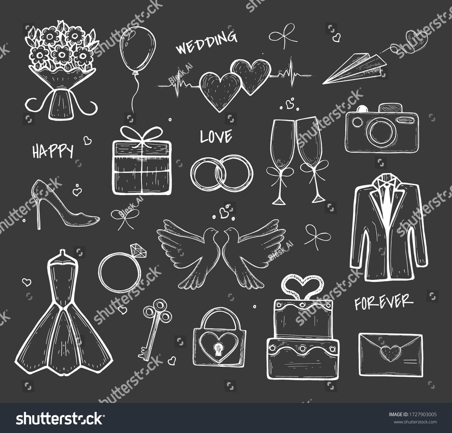 Wedding Naboo Freehand Drawing Vector Graphics Stock Vector (Royalty ...