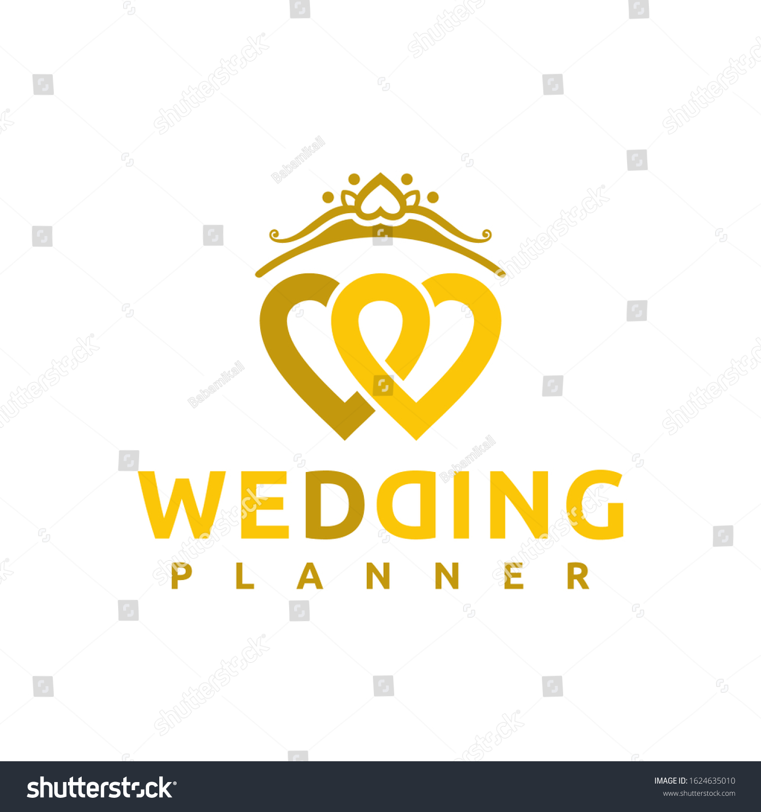 Wedding Planner Logos Events Stock Vector (Royalty Free) 1624635010 ...
