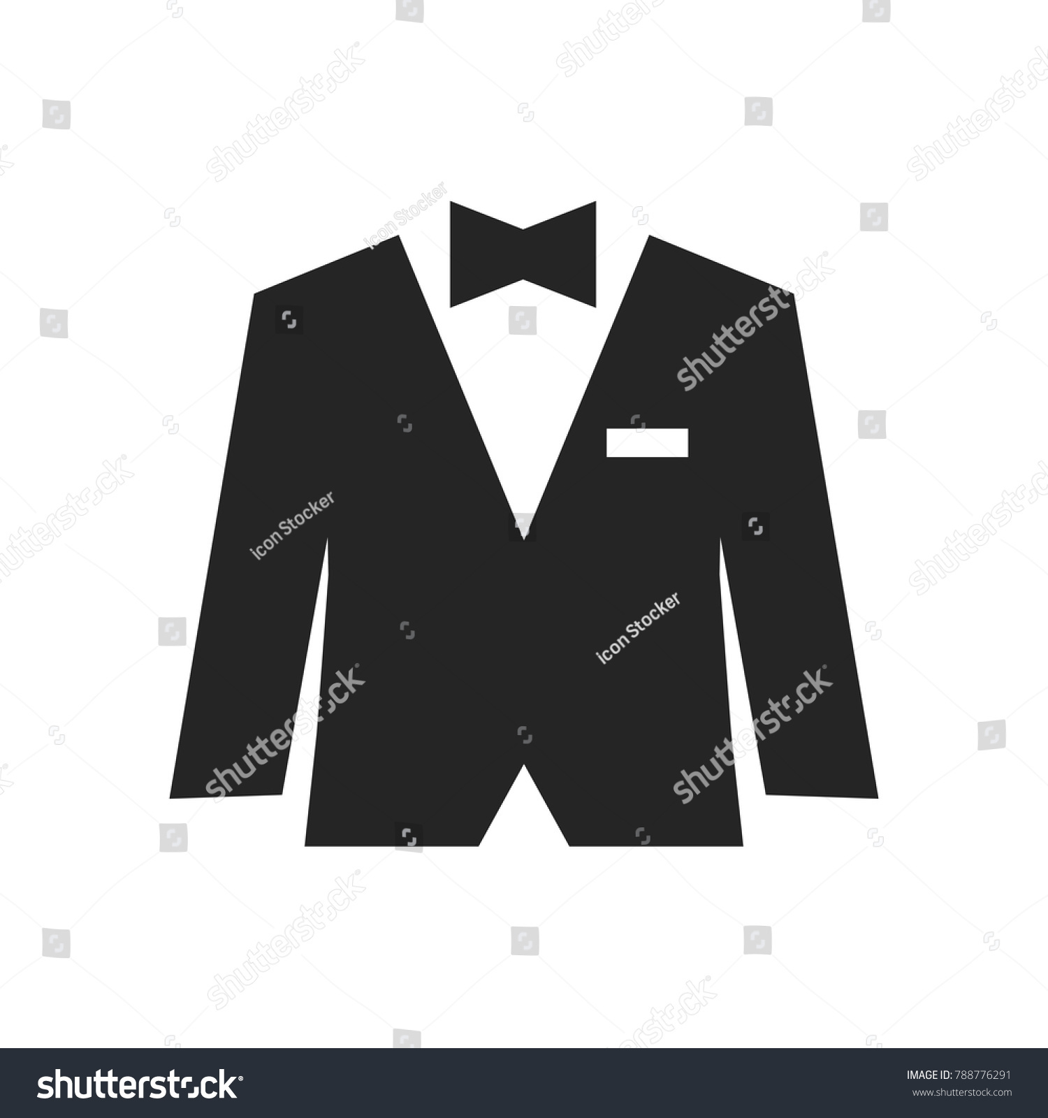 Wedding Suit Icon Stock Vector (Royalty Free) 788776291 | Shutterstock
