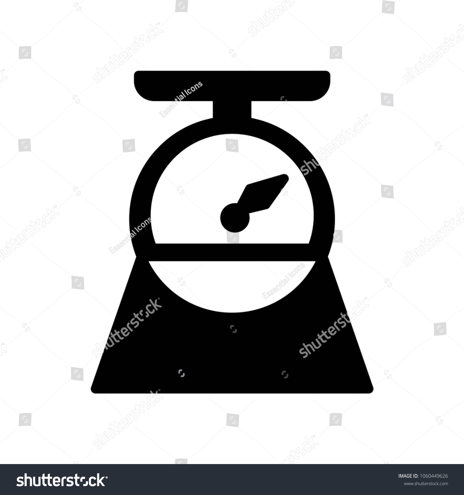 Weighing Machine Icon Stock Vector (Royalty Free) 1060449626 | Shutterstock