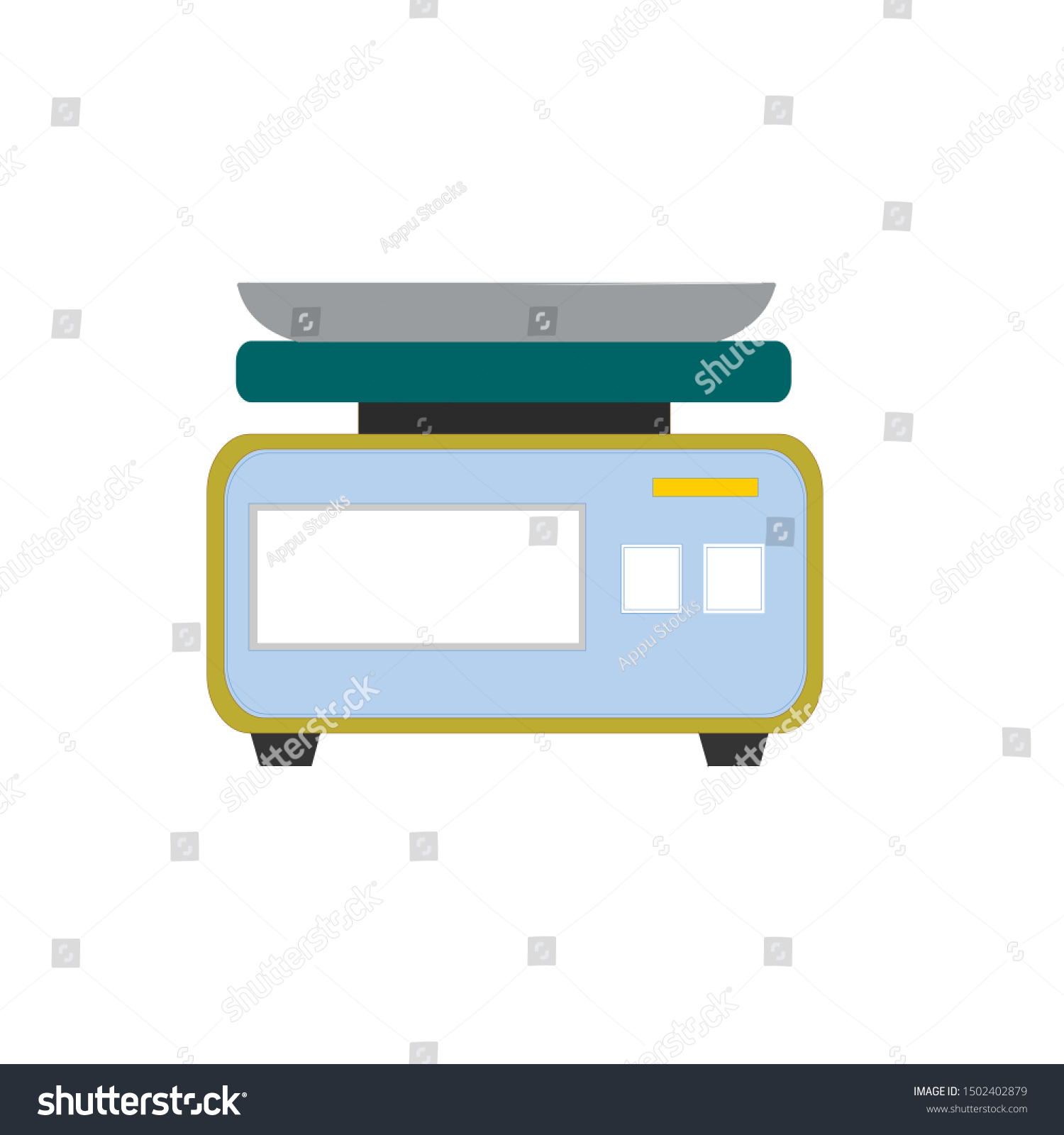 Weighing Scale Cartoon Vector Image Stock Vector (Royalty Free) 1502402879