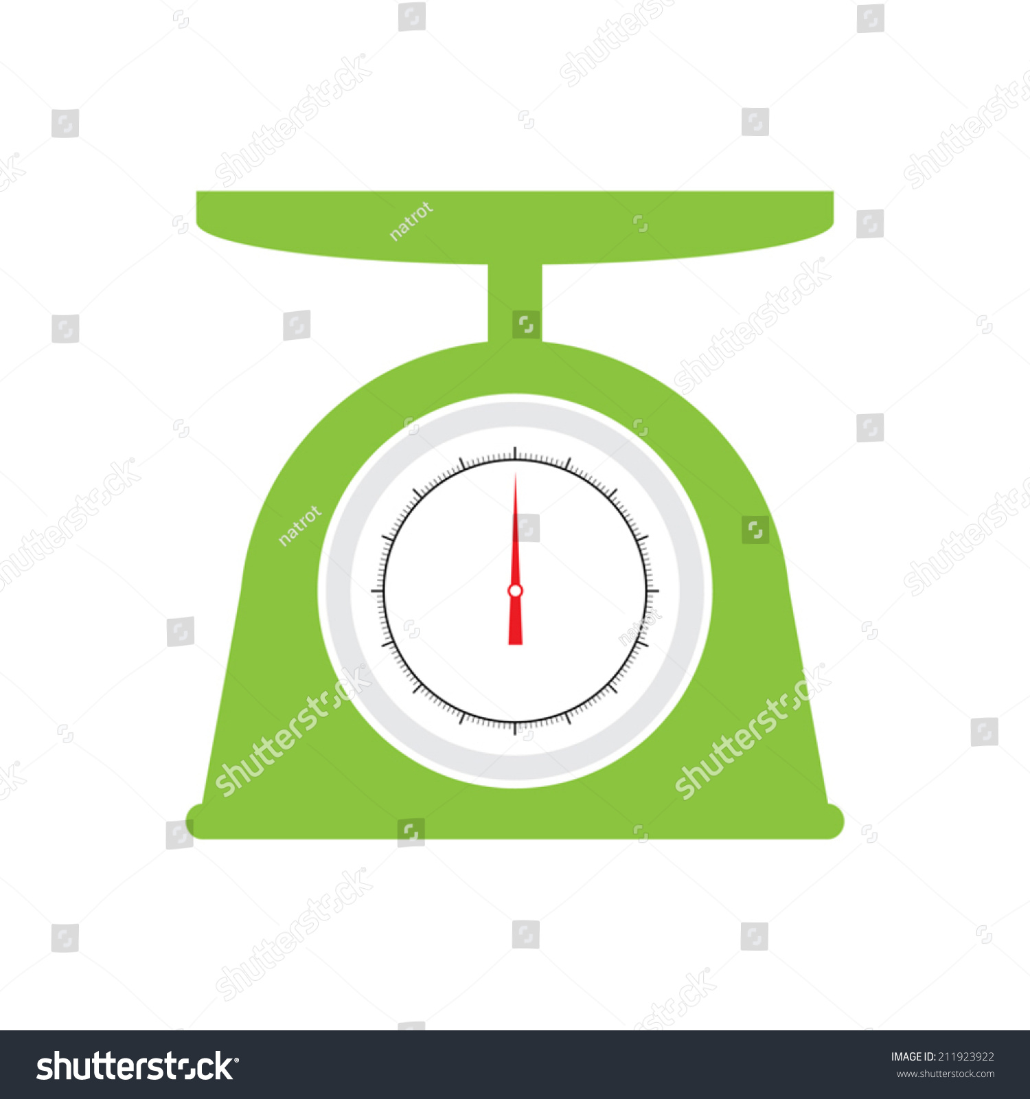 Weighing Scales Icon Vector Stock Vector (Royalty Free) 211923922 ...