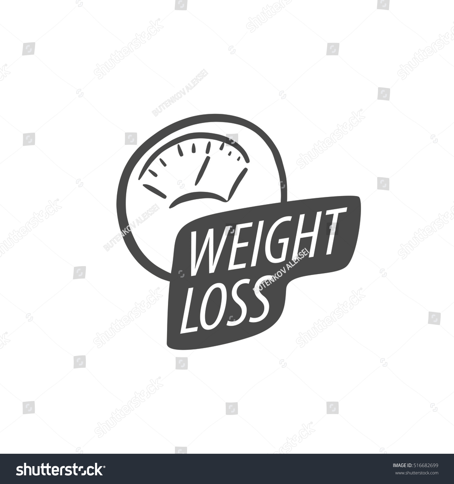 Weight Loss Logo Stock Vector (Royalty Free) 516682699 | Shutterstock