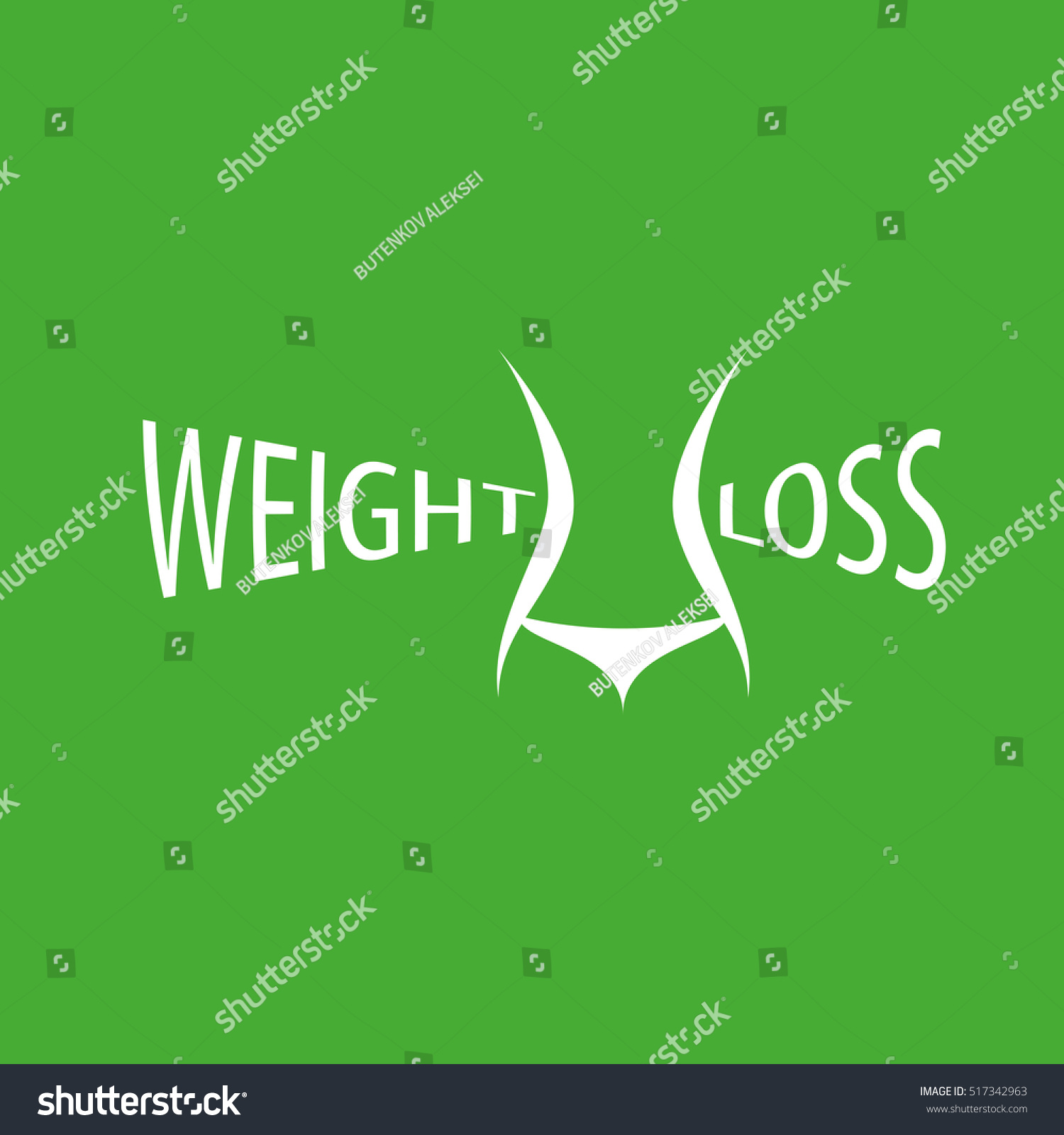 Weight Loss Logo Stock Vector (Royalty Free) 517342963 | Shutterstock