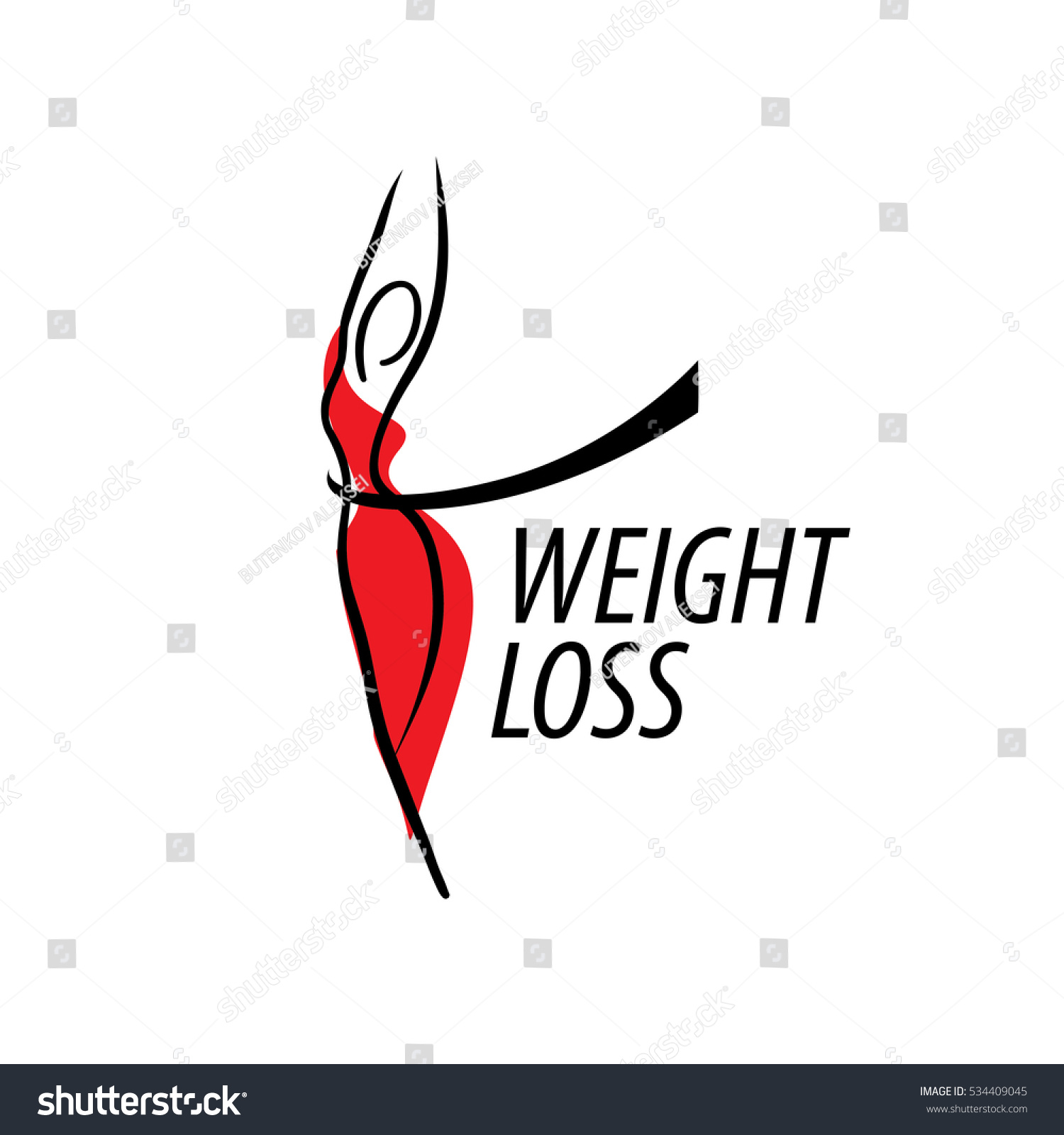 Weight Loss Logo Stock Vector (Royalty Free) 534409045 | Shutterstock