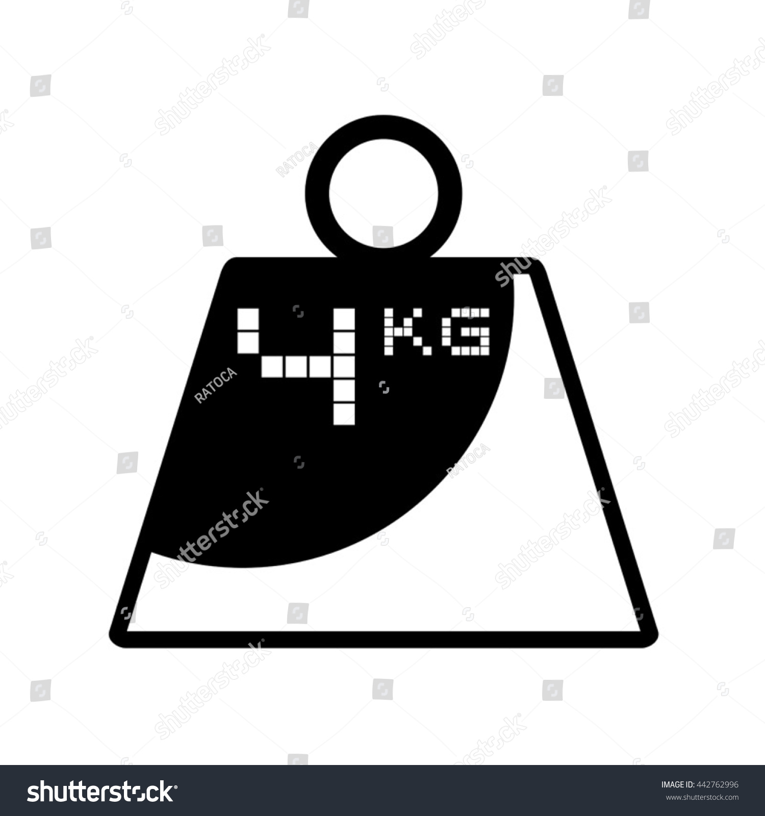 Weight Symbol Stock Vector (Royalty Free) 442762996 | Shutterstock