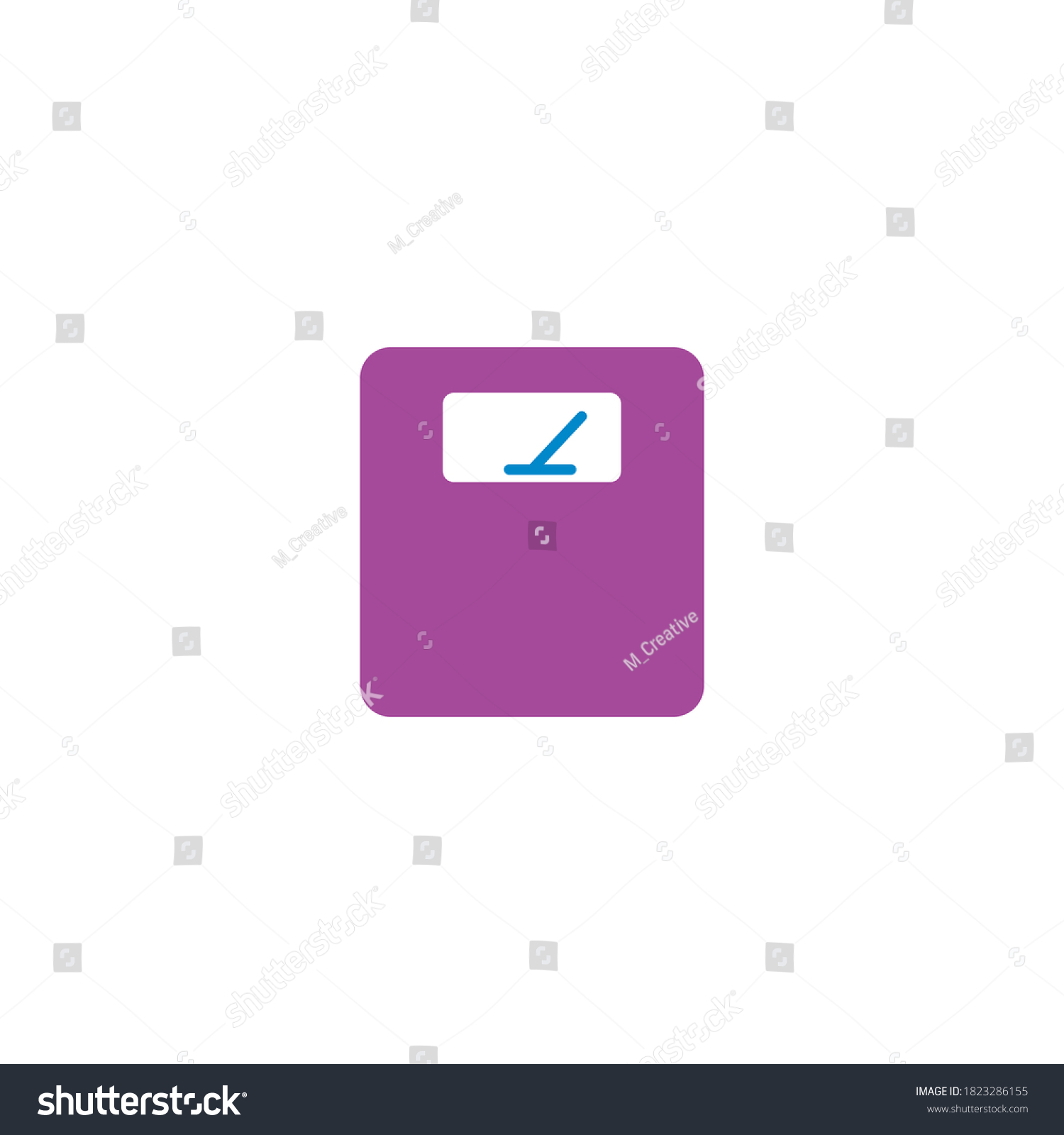 Weight Vector Logo Design Template Stock Vector (Royalty Free ...