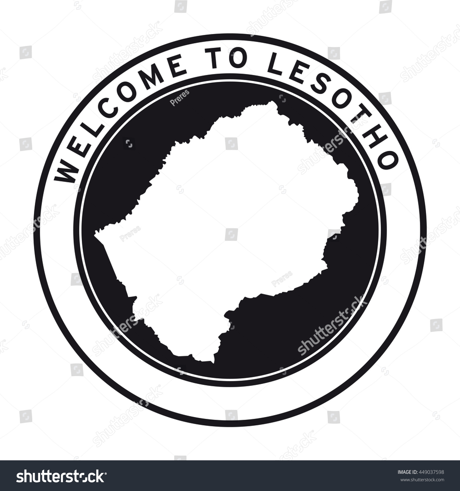 Welcome Lesotho Vector Logo Sticker Button: เวกเตอร์สต็อก (ปลอดค่า ...