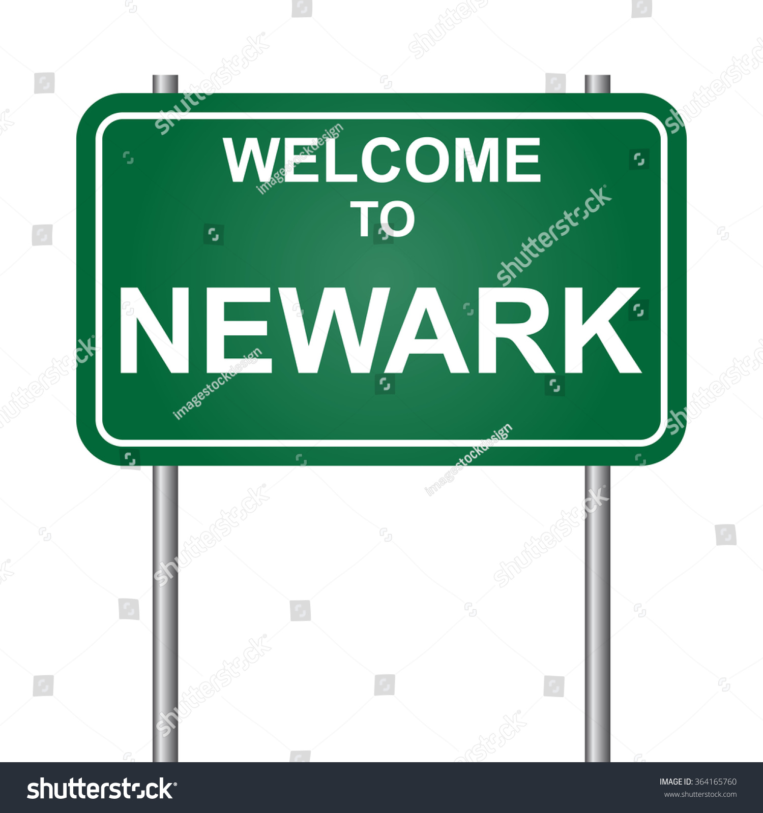 Welcome Newark Vector Stock Vector (Royalty Free) 364165760 | Shutterstock