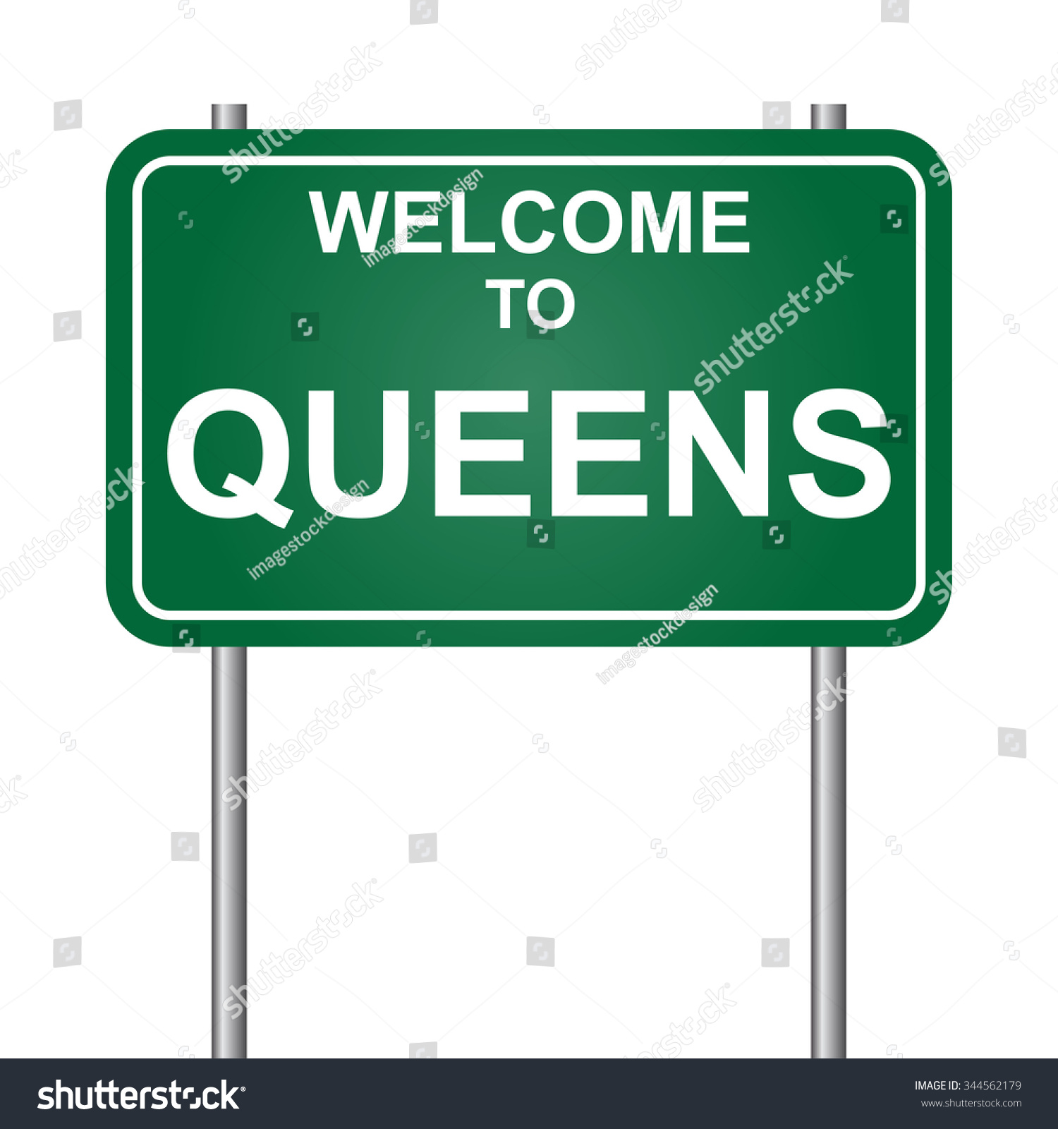 Welcome Queens Vector Stock Vector (Royalty Free) 344562179 | Shutterstock