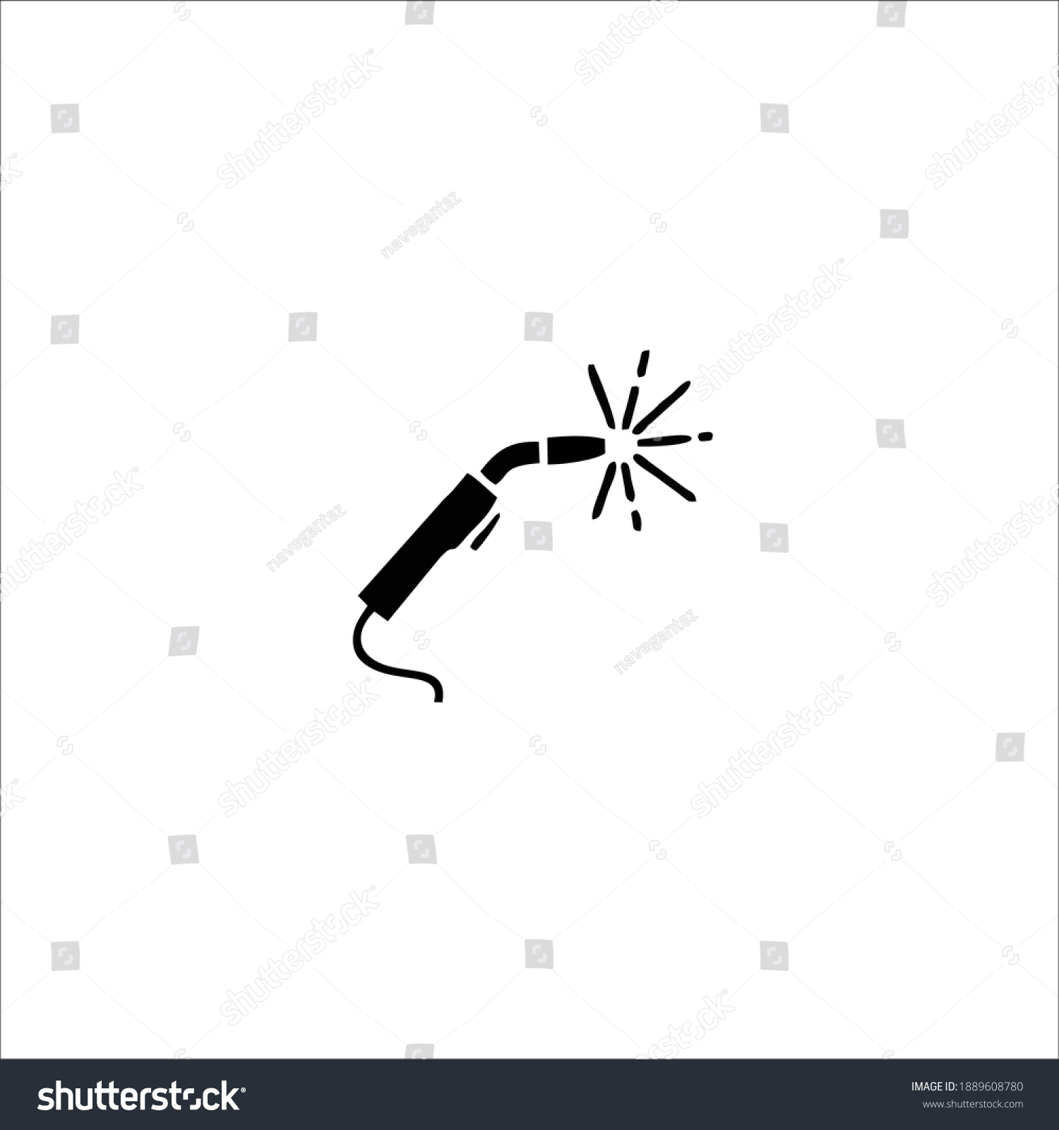 Welder Symbol Logo Vector Illustration Stock Vector (Royalty Free ...