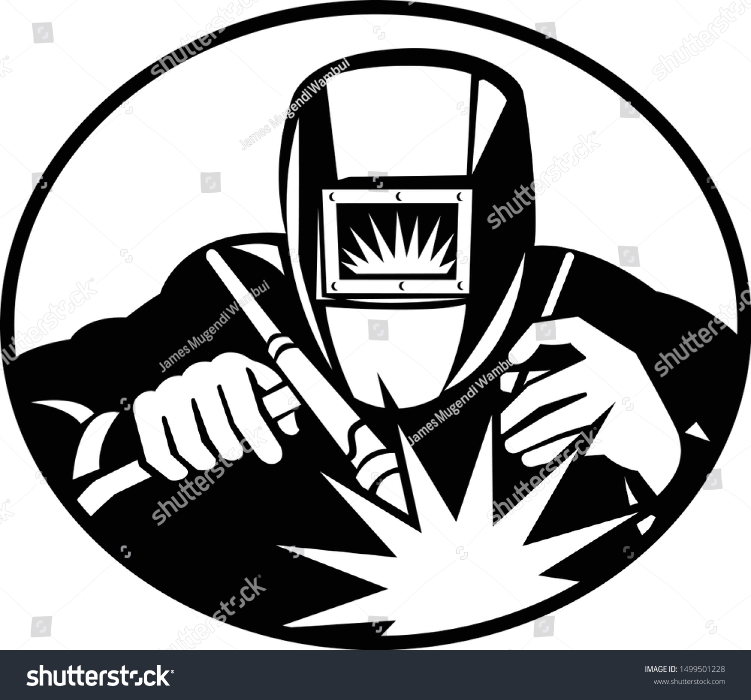 Welding Hood Silhouette at Doris Boss blog