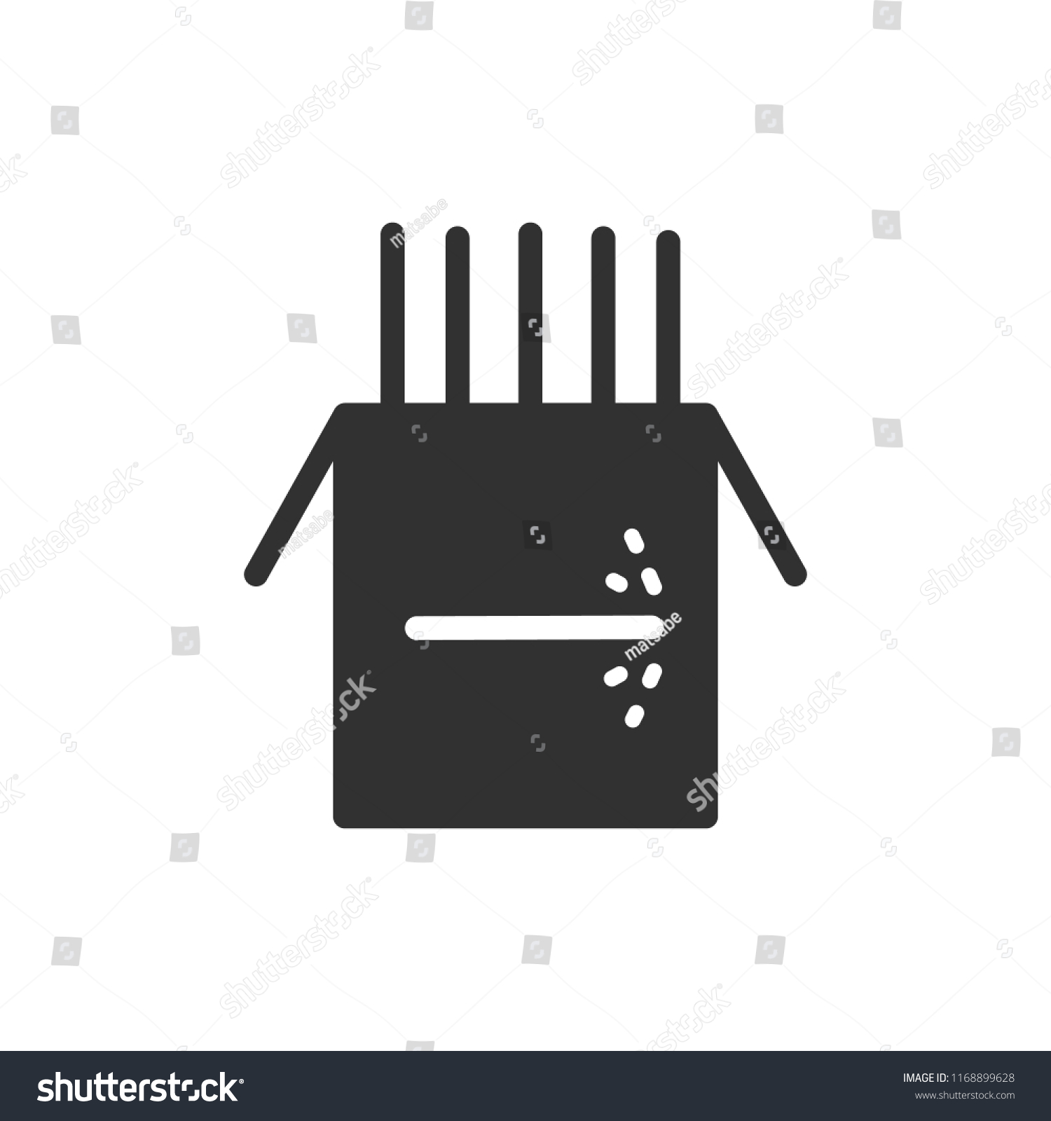 Welding Electrode Monochrome Icon Stock Vector (Royalty Free ...