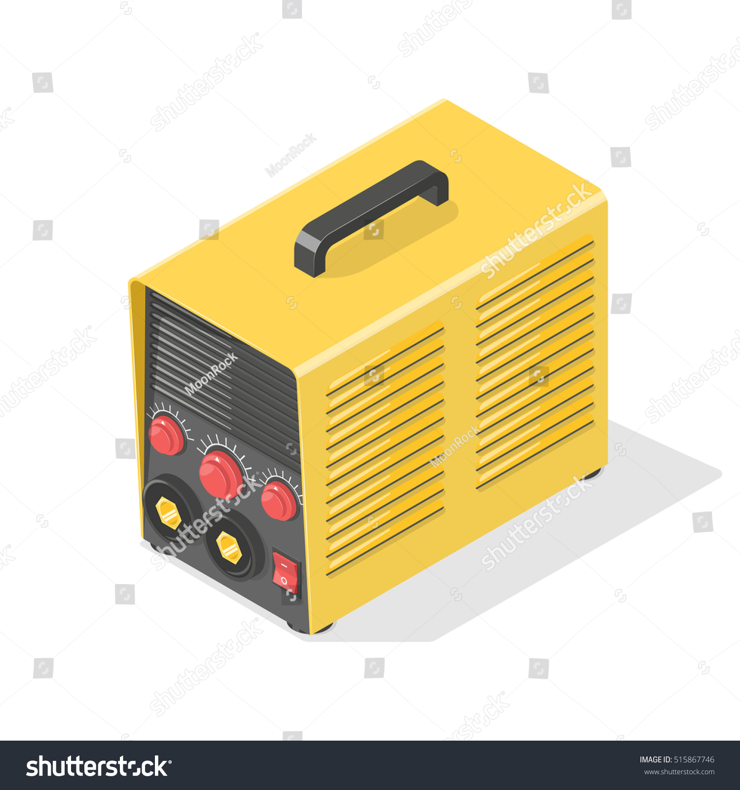 Welding Machine Icon Isometric Vector Illustration Stock Vector ...