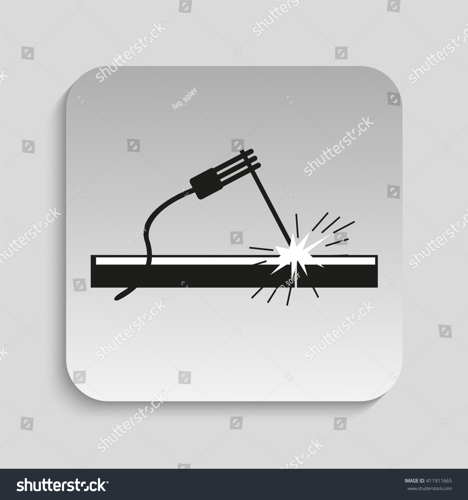 Welding Works Vector Illustration: vector de stock (libre de regalías ...