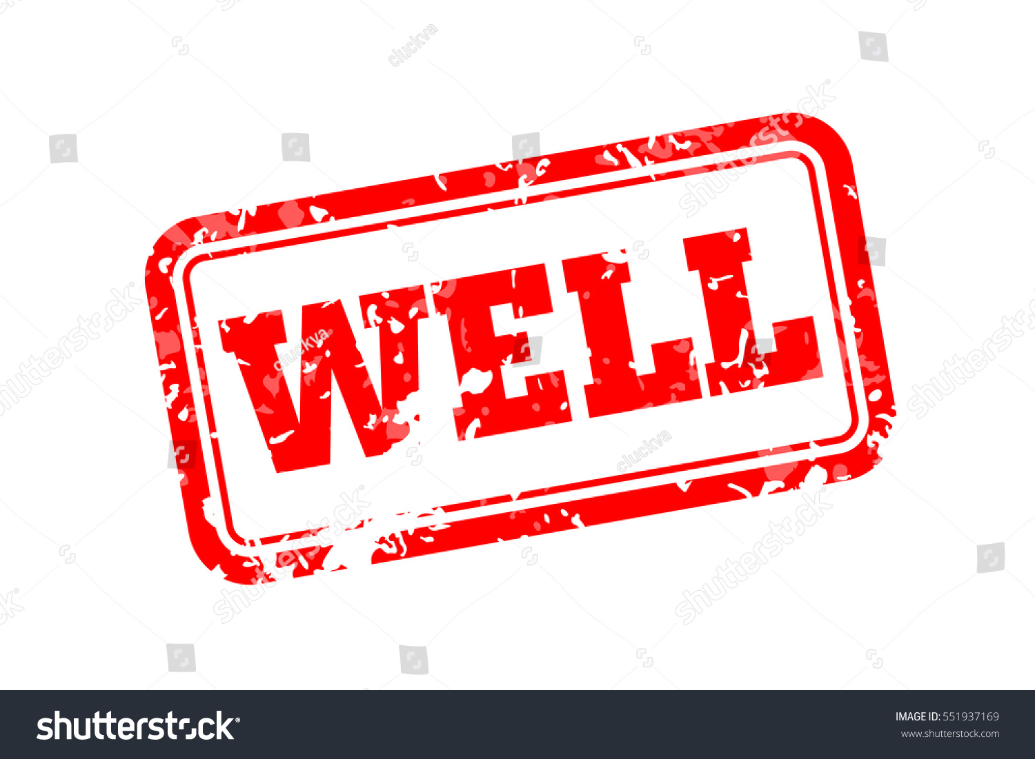 Well Rubber Stamp Vector Illustration Stock Vector (Royalty Free ...