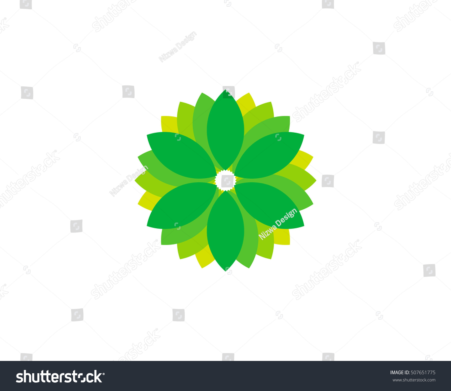 Wellness Flower Logo Design Template Element Stock Vector (Royalty Free ...