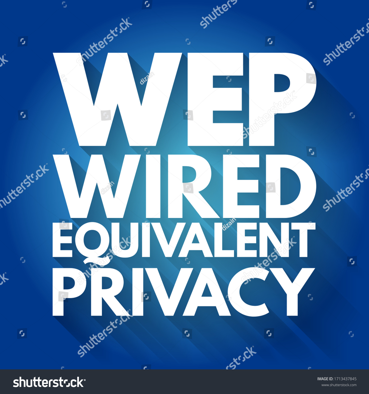 Wep Wired Equivalent Privacy Security Algorithm Stock Vector (Royalty ...
