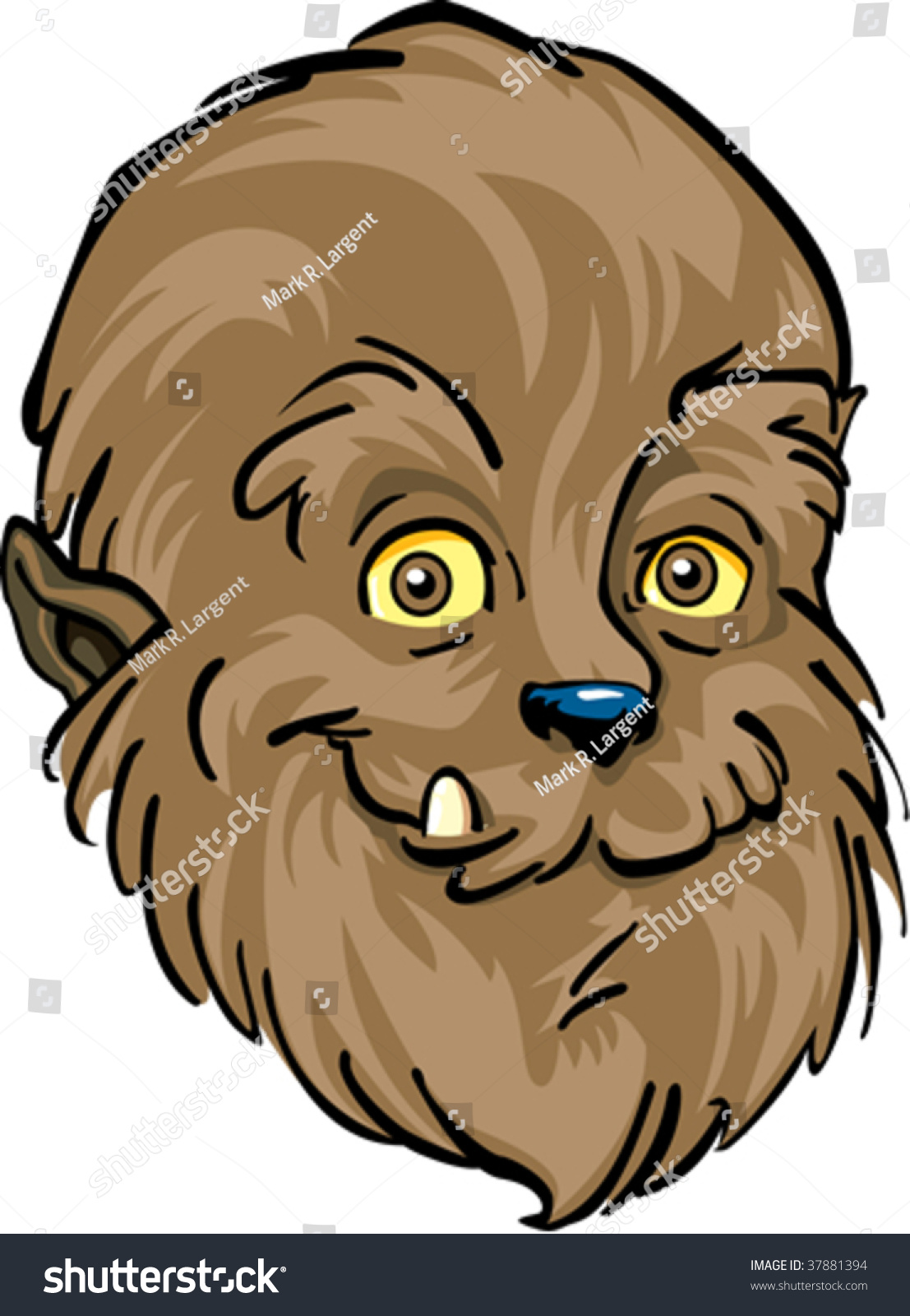 Werewolf Head Stock Vector (Royalty Free) 37881394 | Shutterstock