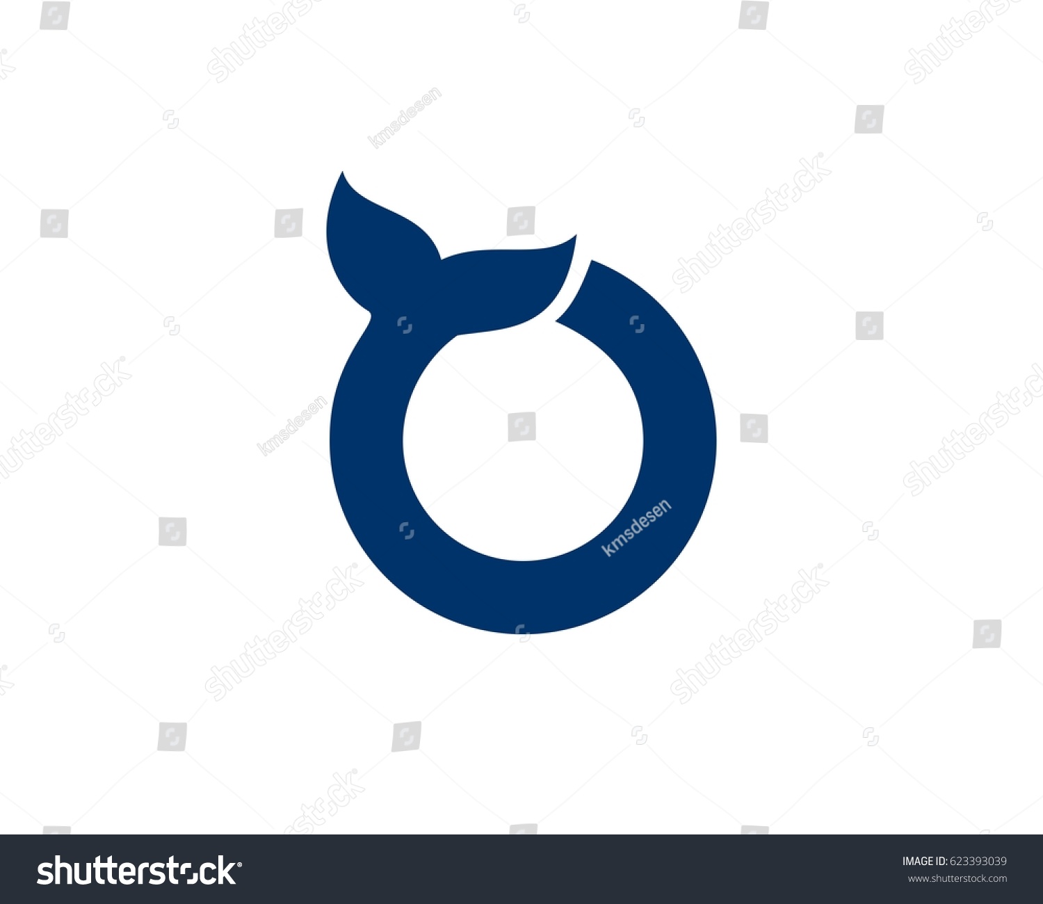 Whale Symbol Stock Vector (Royalty Free) 623393039 | Shutterstock