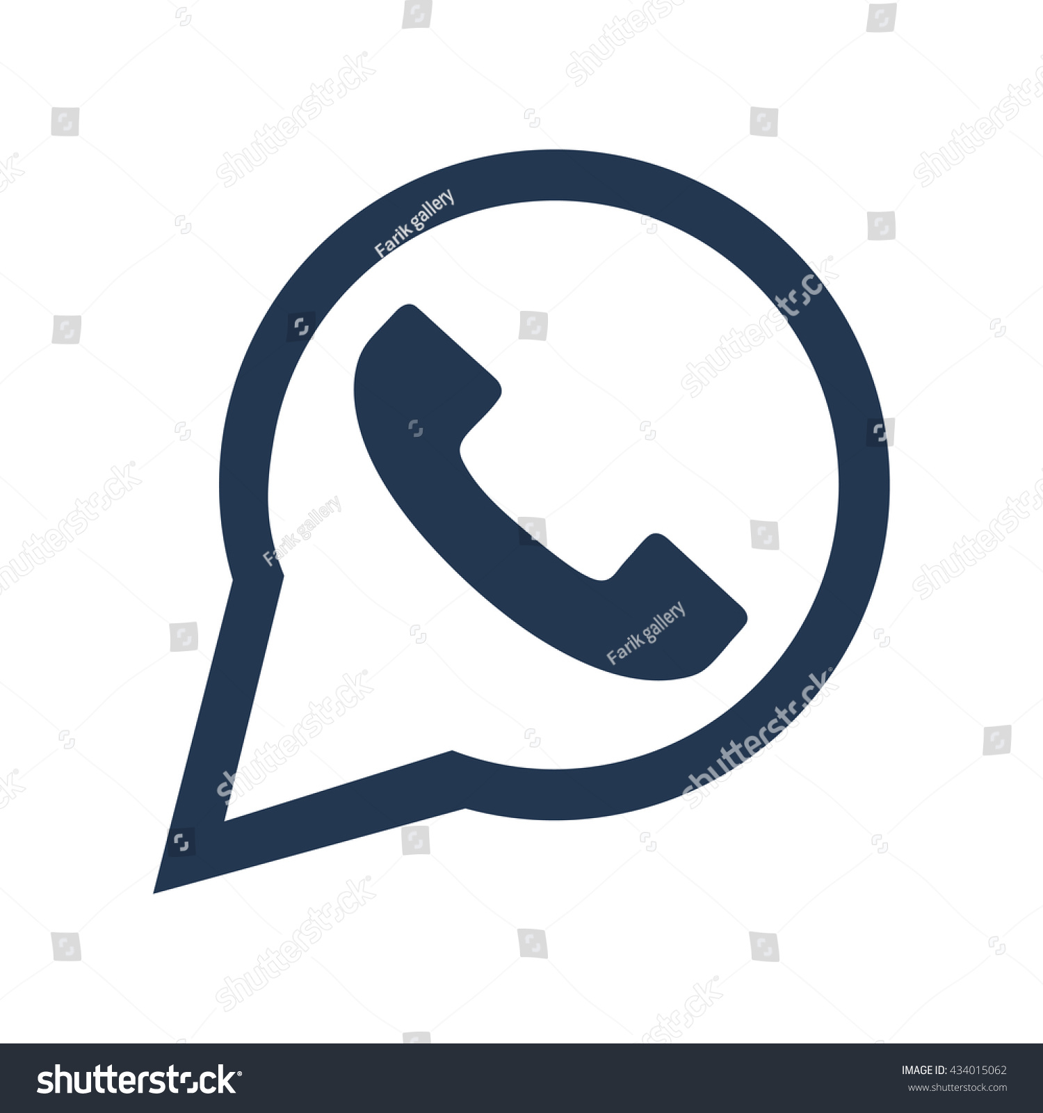 Whatsapp Logo Variant Stock Vector (Royalty Free) 434015062 | Shutterstock