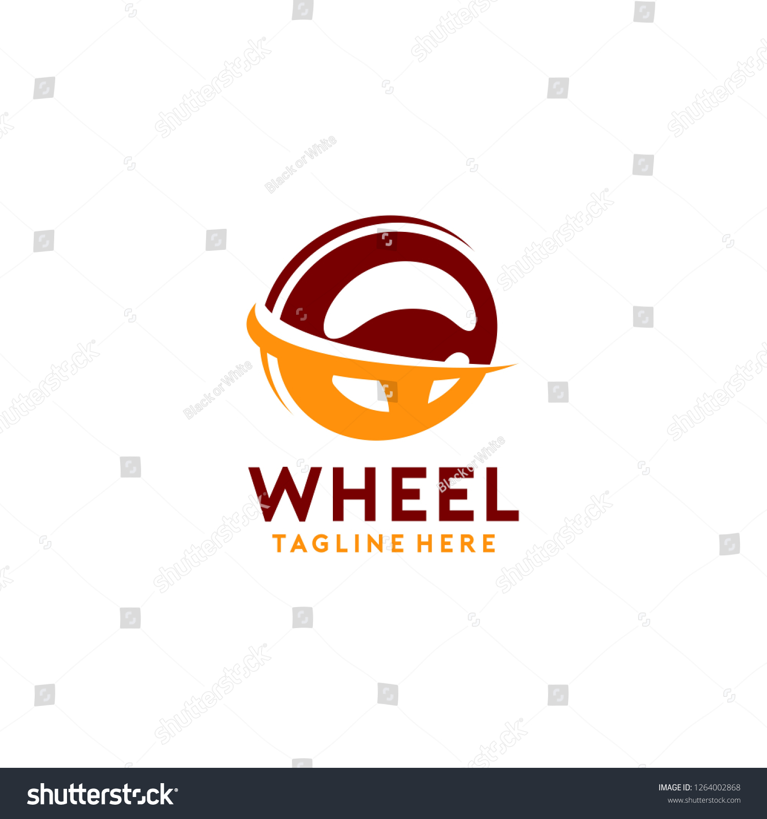 Wheel Logo Design Stock Vector (Royalty Free) 1264002868 | Shutterstock