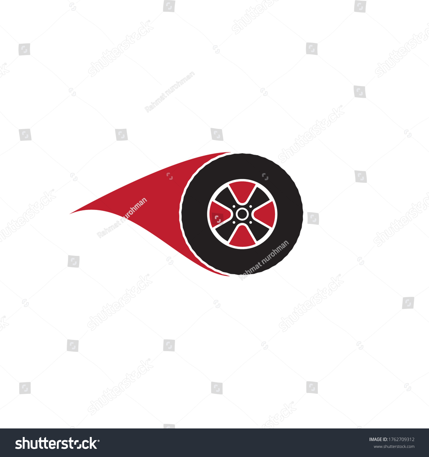 Wheel Logo Vector Illustration Design Background Stock Vector (Royalty ...