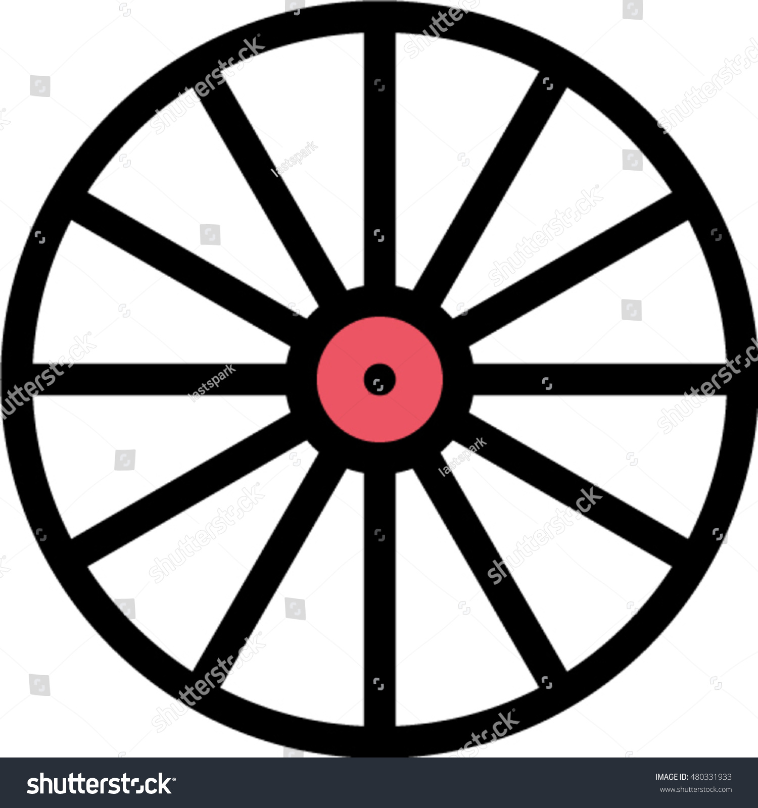 Wheel Outline Icon Stock Vector (Royalty Free) 480331933 | Shutterstock