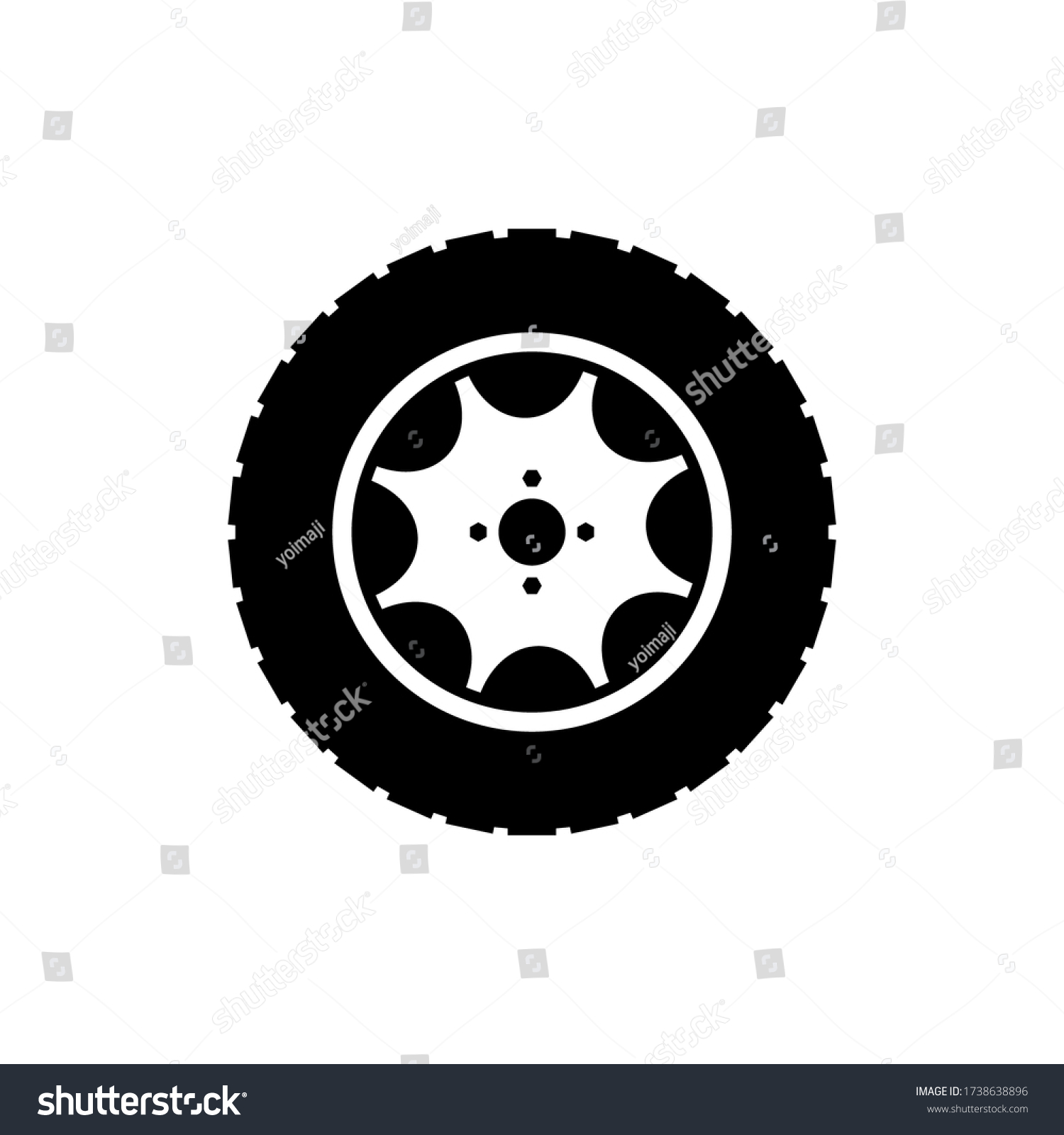 Wheel Vector Design Template Illustration Stock Vector (Royalty Free ...