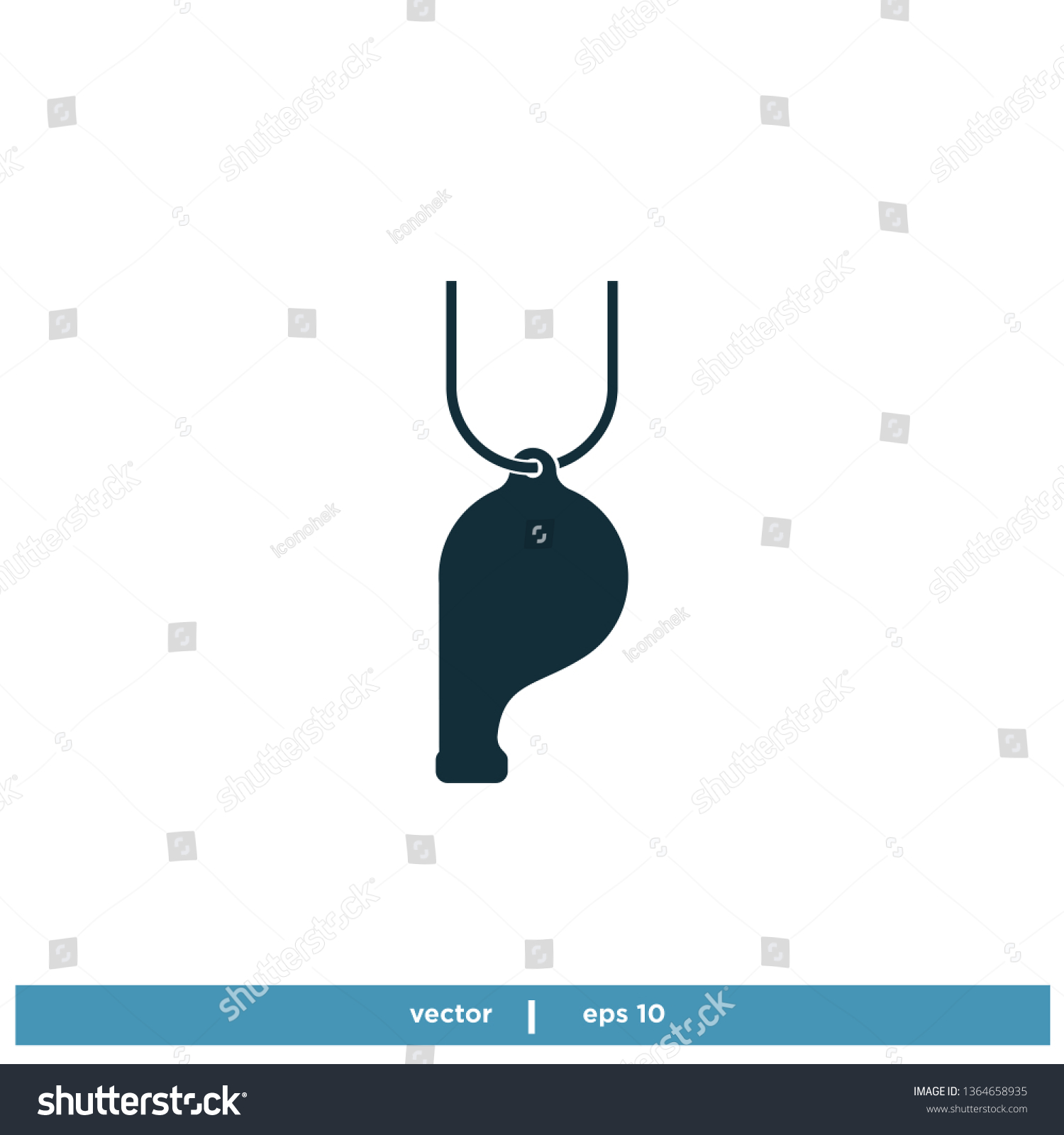Whistle Icon Symbol Stock Vector (Royalty Free) 1364658935 | Shutterstock