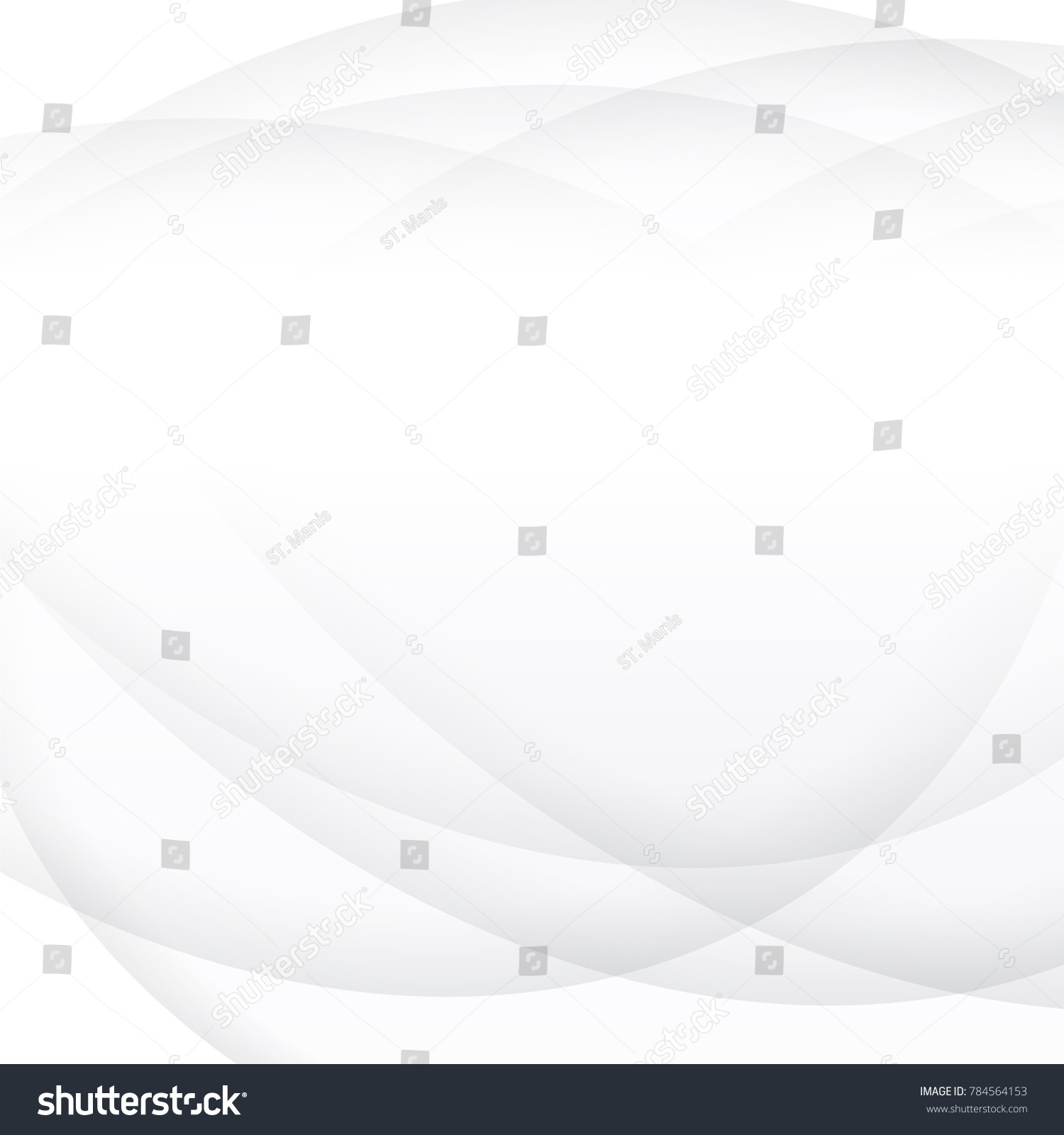 White Abstract Circular Gradient Background Modern Stock Vector ...
