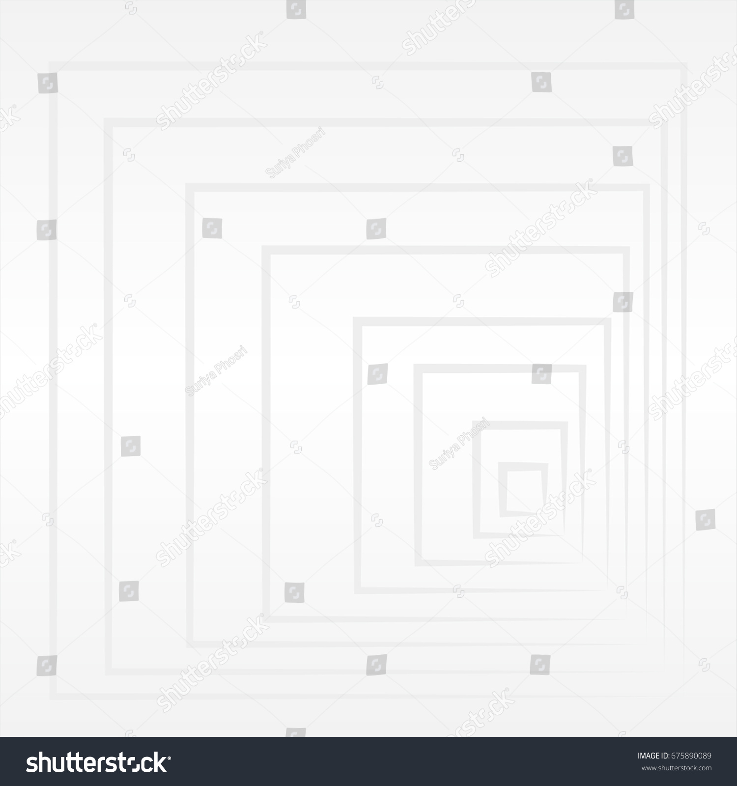 White Black Background Abstract White Box Stock Vector (Royalty Free ...